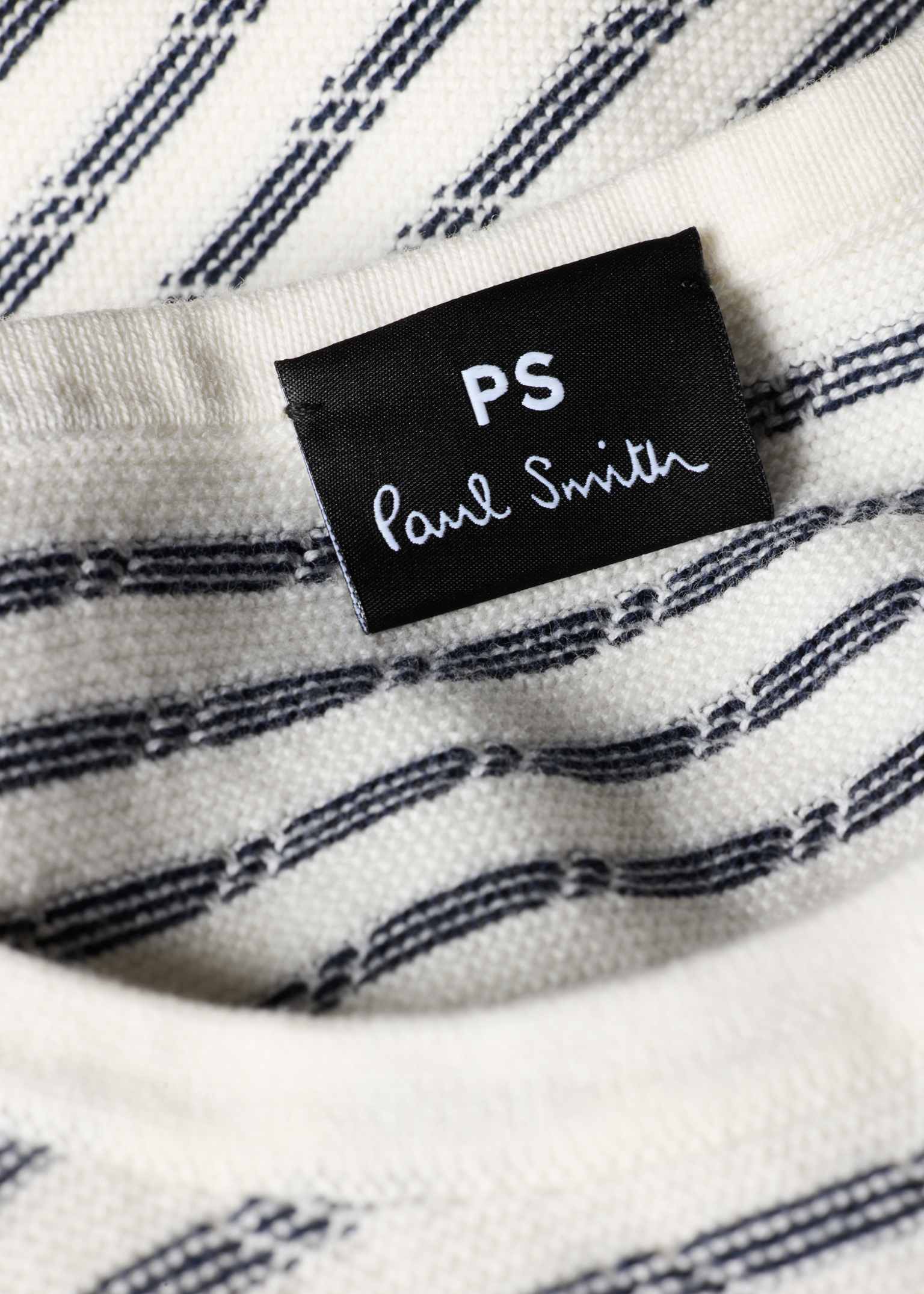 Women's White Knitted Stripe Waistcoat Paul Smith