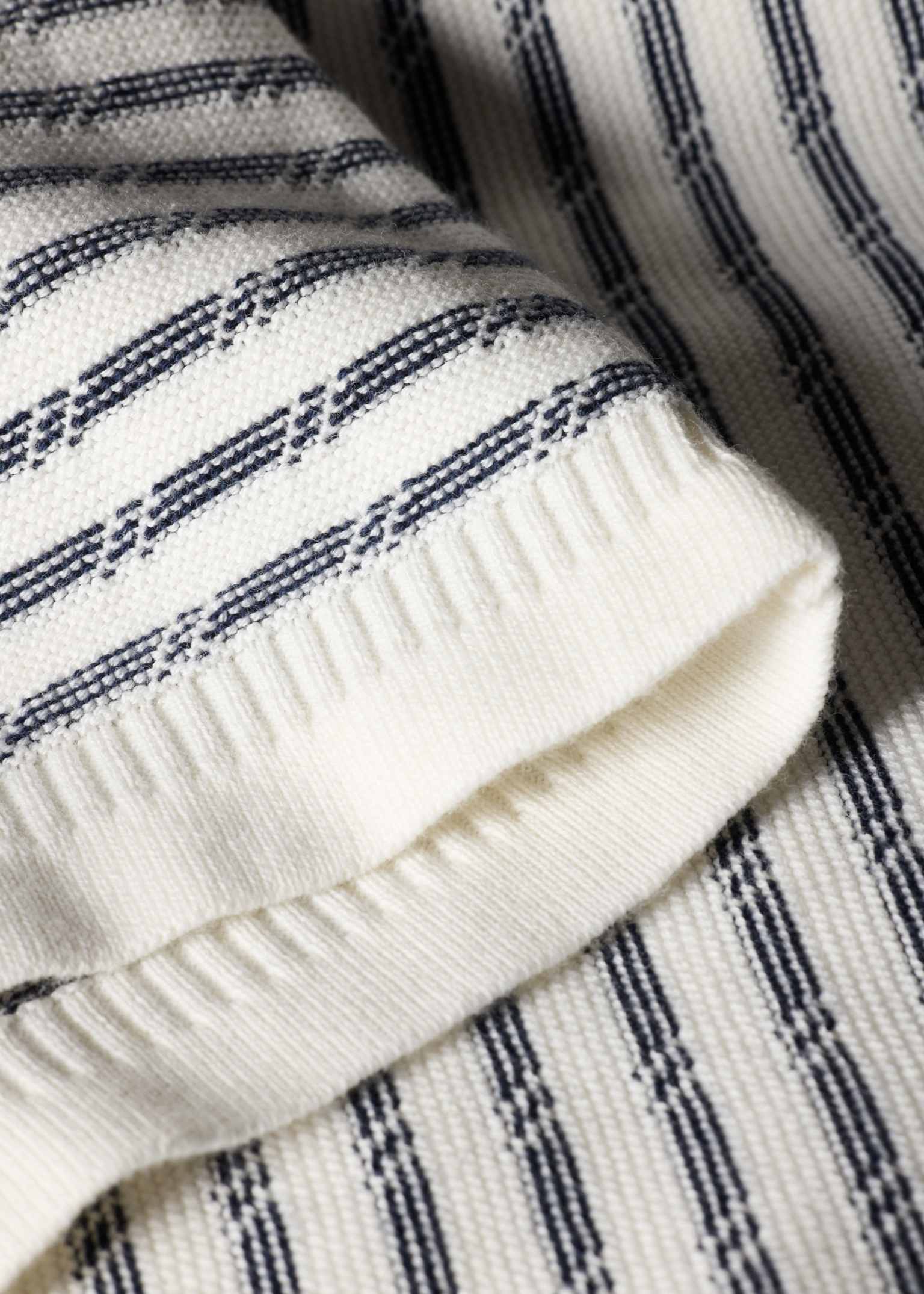 Women's White Knitted Stripe Waistcoat Paul Smith