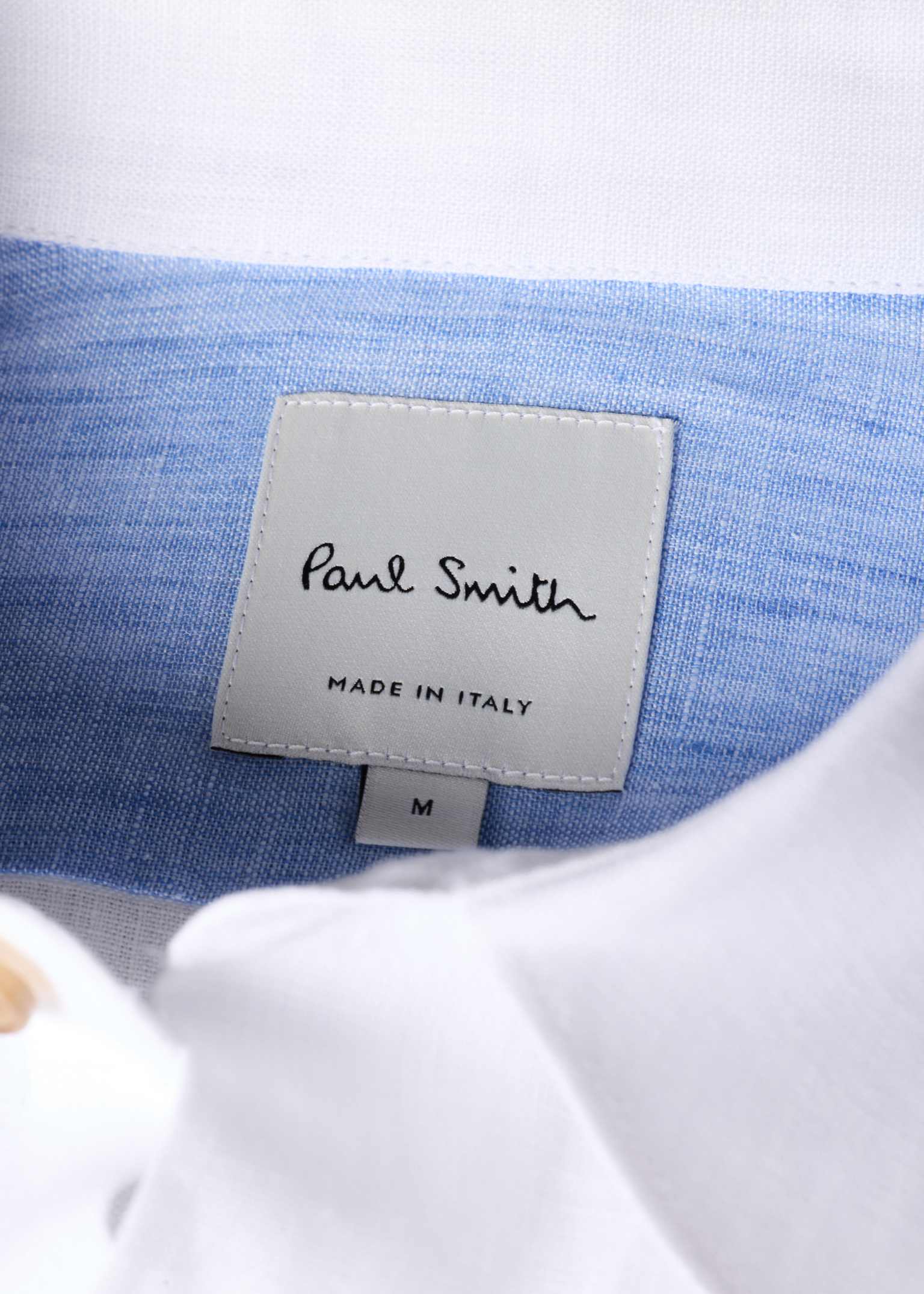 Men's White Linen Shirt
