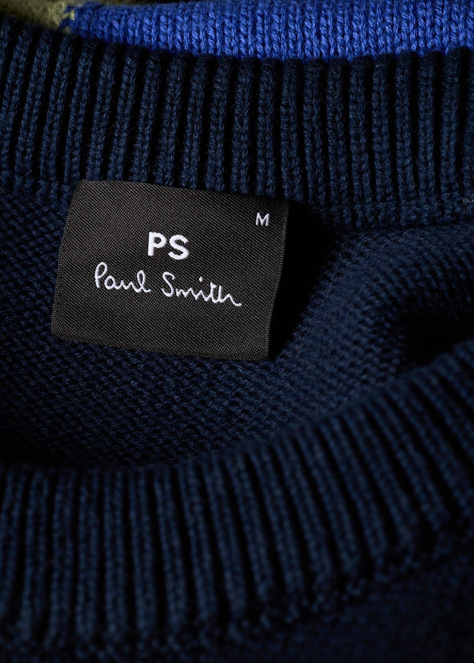 Men's Multicolour Patchwork Cotton Sweater