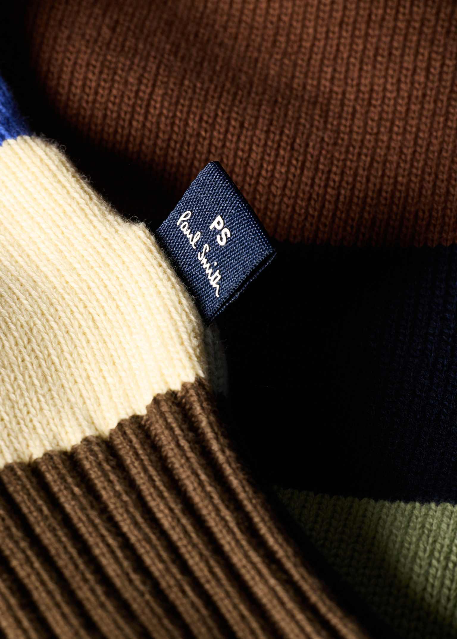 Men's Multicolour Patchwork Cotton Sweater