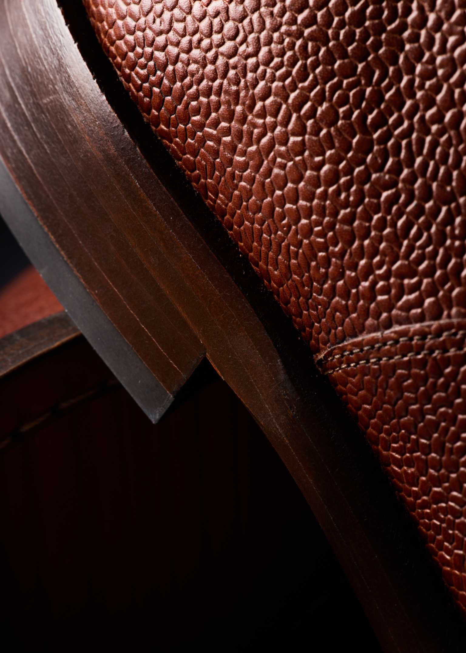 Men's Brown Grained Leather 'Jason' Shoes