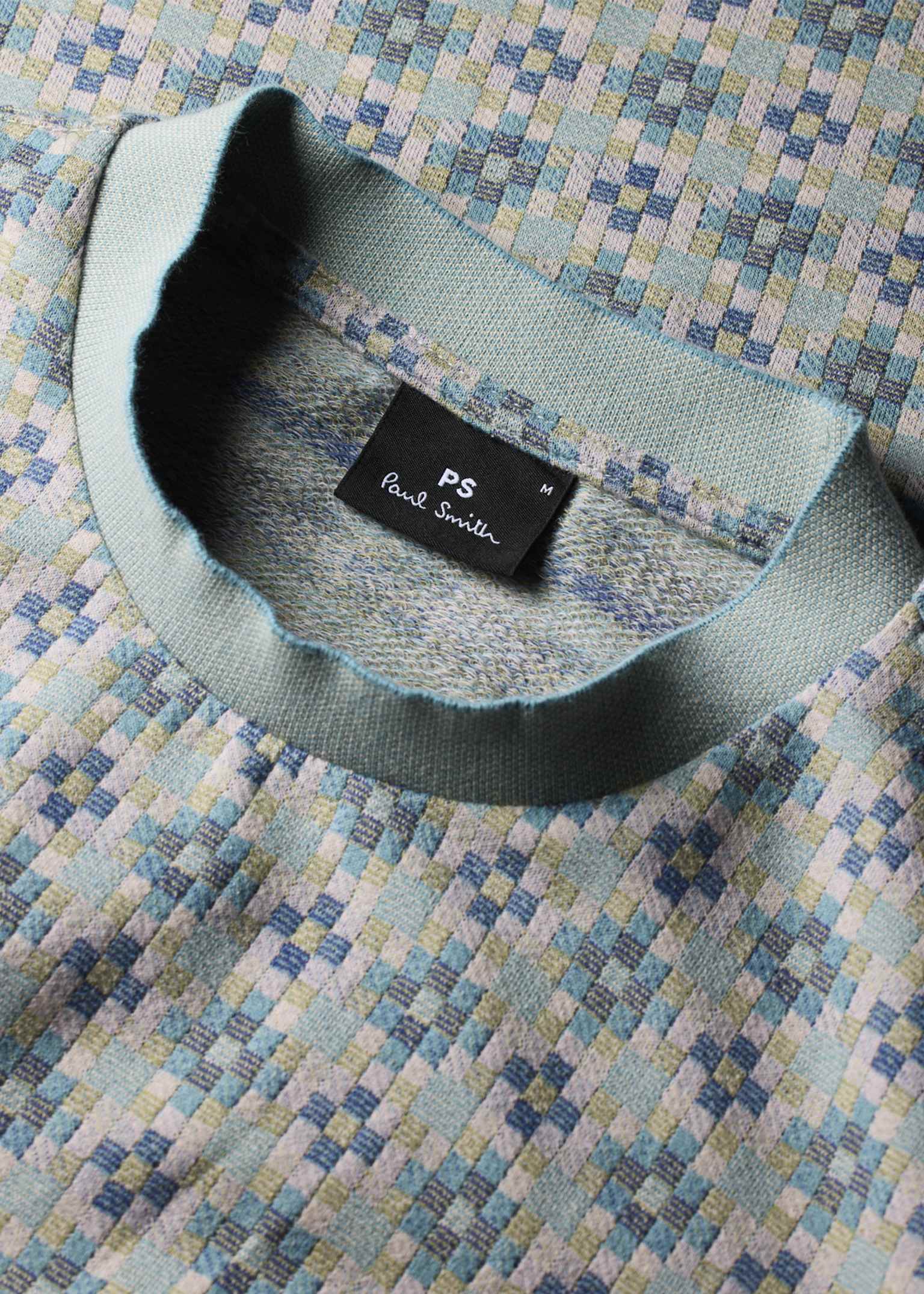 Men's 'Geo Tile' Cotton-Blend T-Shirt