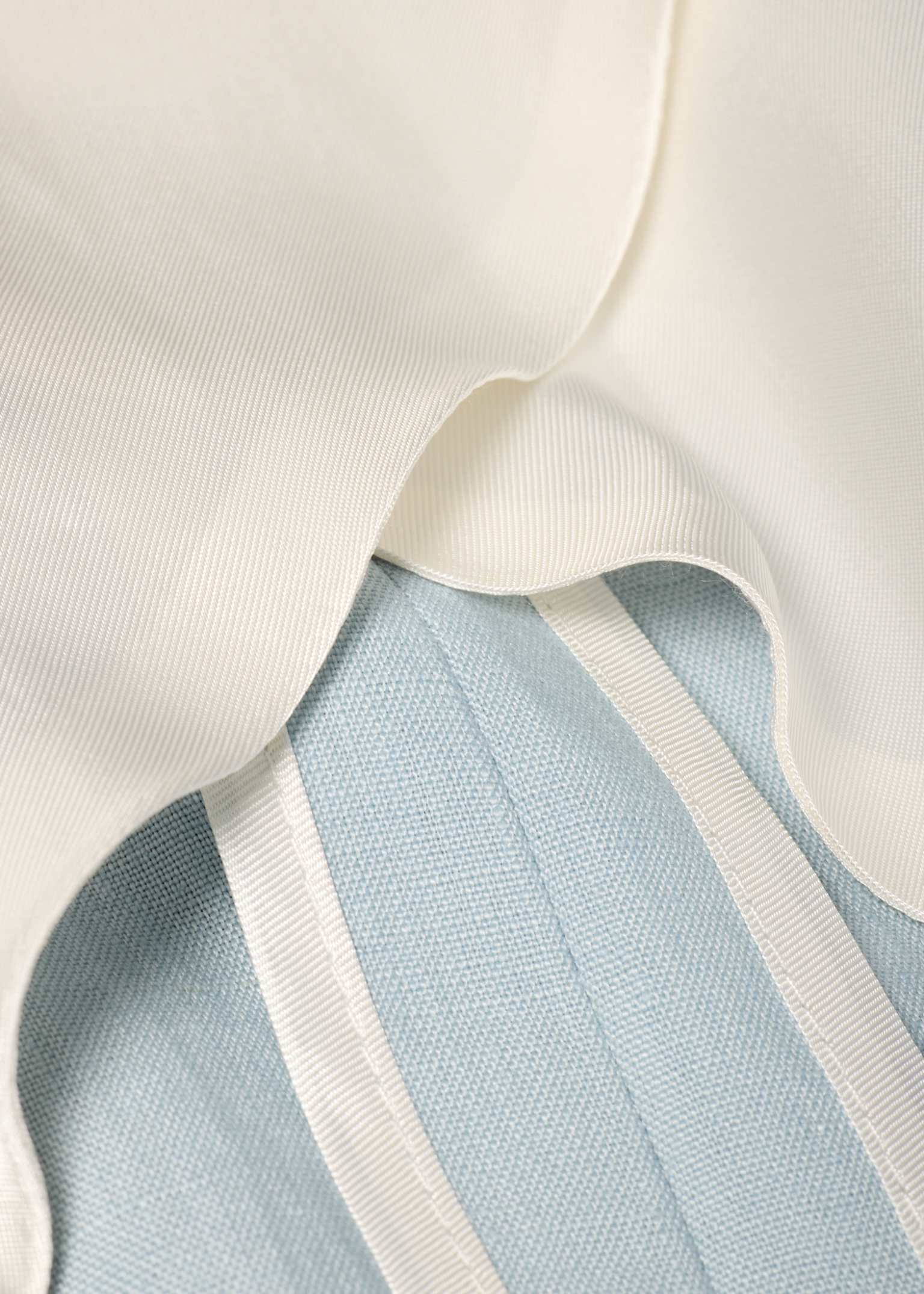 Men's Light Blue Linen Buggy-Lined Blazer