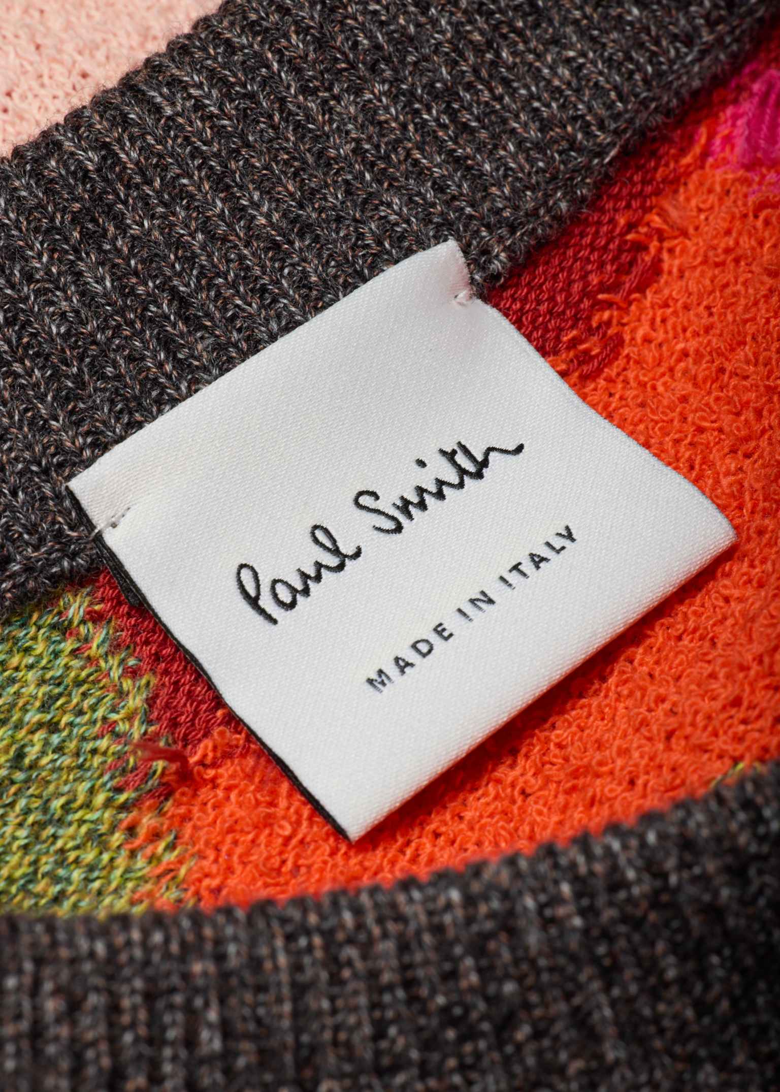 Women's Knitted 'River Collage' Short Sleeve Top Paul Smith