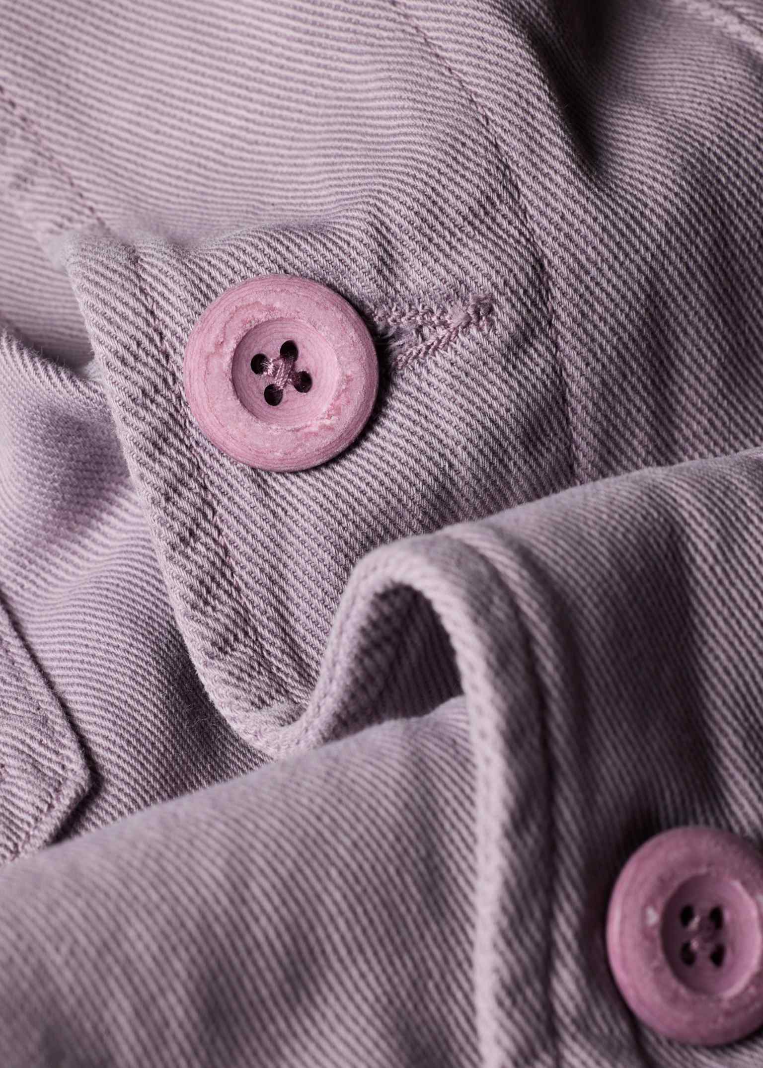 Men's Lilac Cotton-Linen Work Jacket