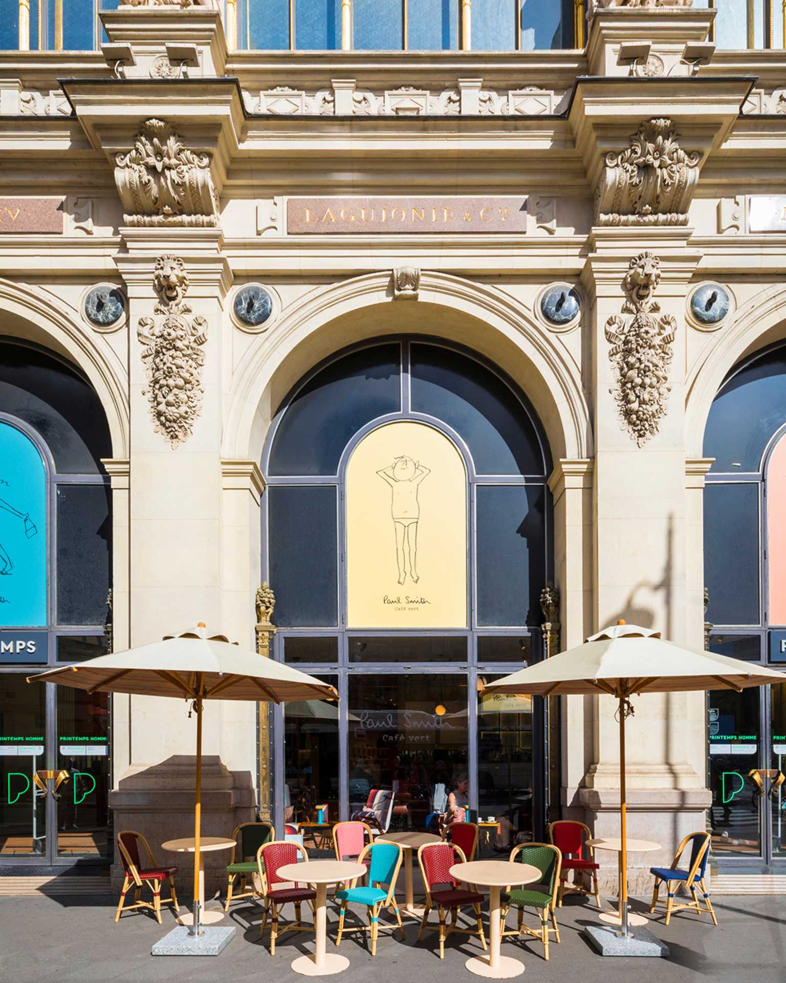 Step Inside The Paul Smith Café Vert At Printemps Paris