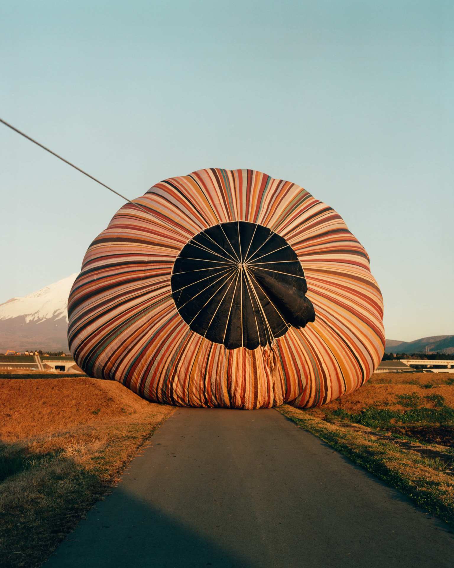 Paul Smith | Our Signature Stripe Balloon Takes Flight Near Mount Fuji