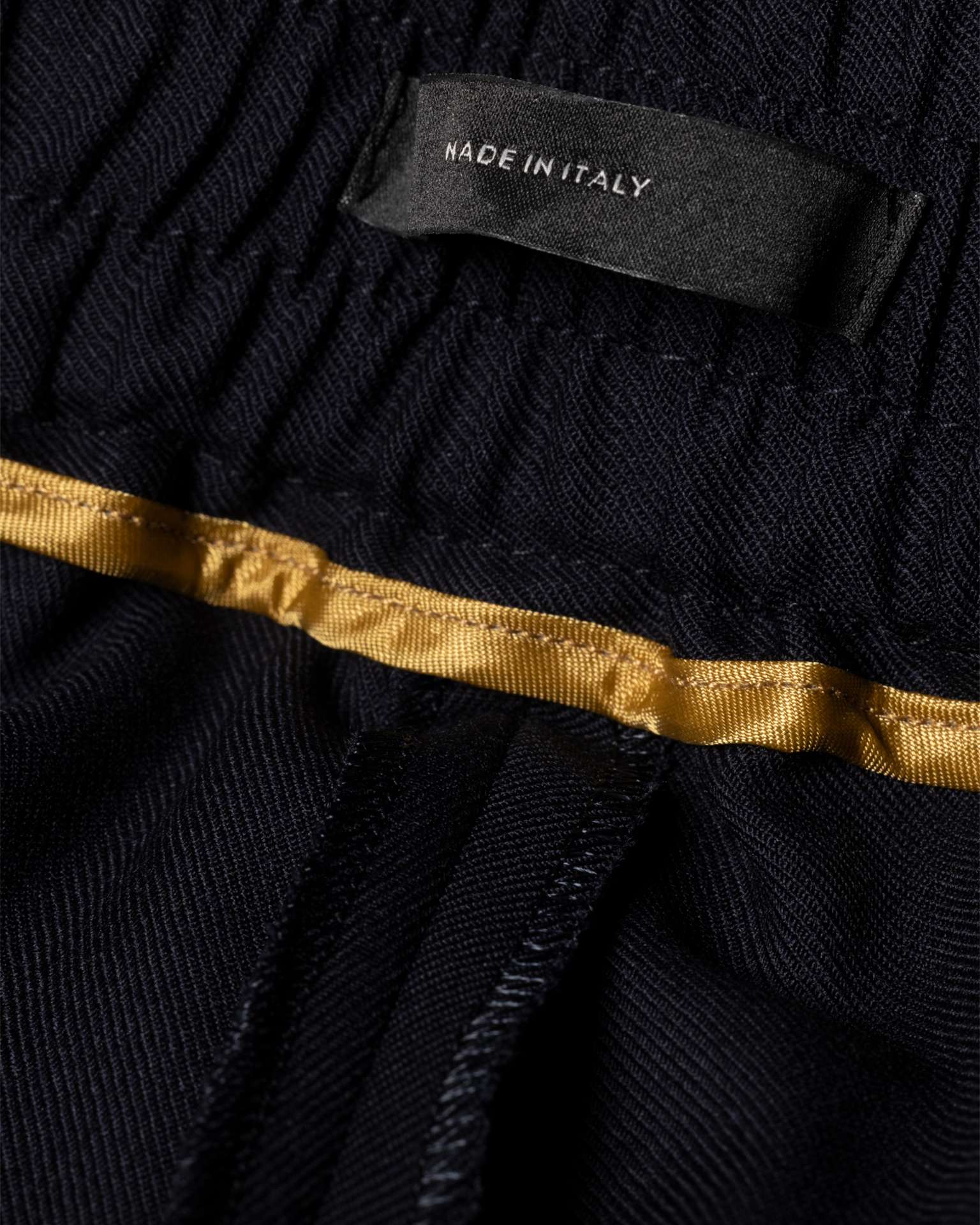 Women's A Suit To Travel In - Navy Drawstring Wide Leg Trousers