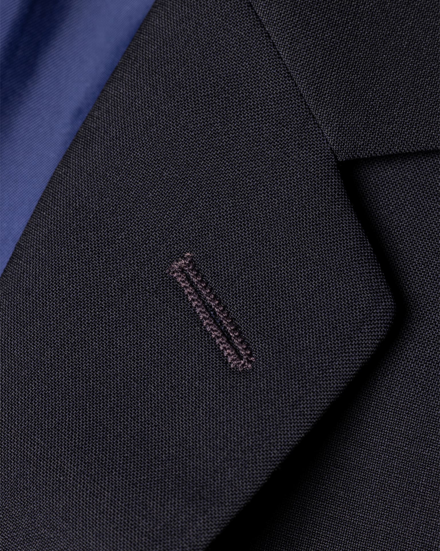 The Kensington - Men's Slim-Fit Dark Navy Wool Two-Button Suit