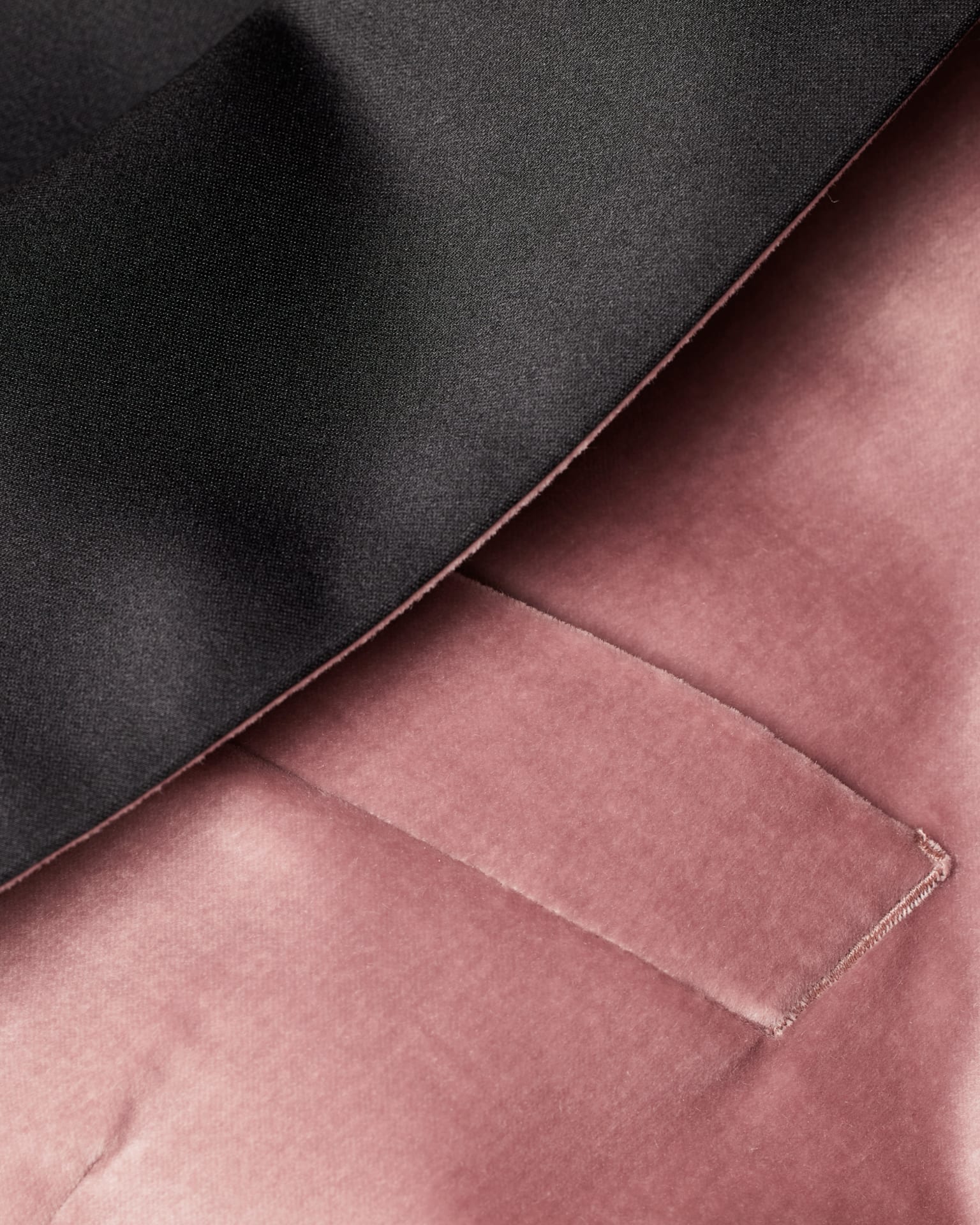 Men's Tailored-Fit Dusty Pink Velvet Evening Blazer