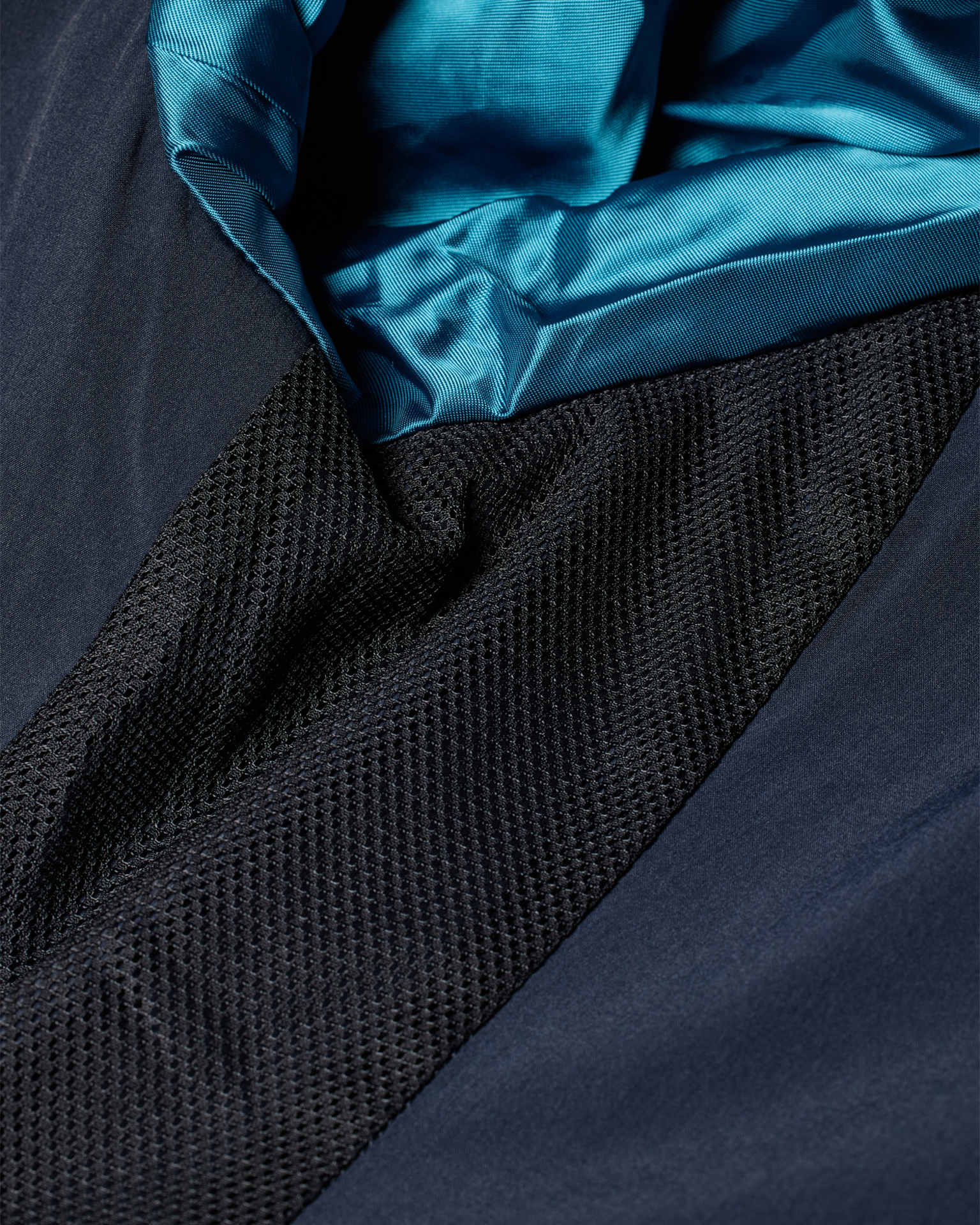 Men's Navy Recycled-Nylon Technical Blazer