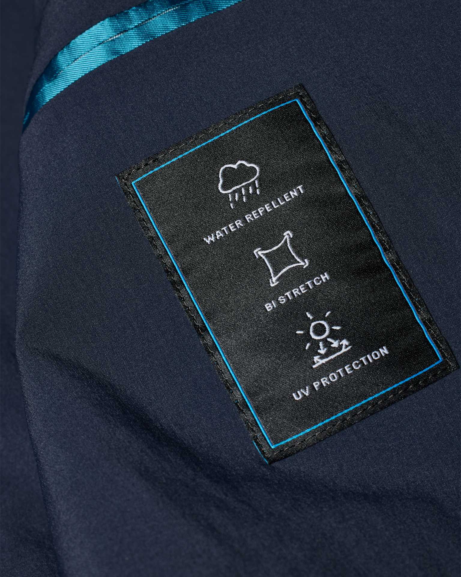 Men's Navy Recycled-Nylon Technical Blazer