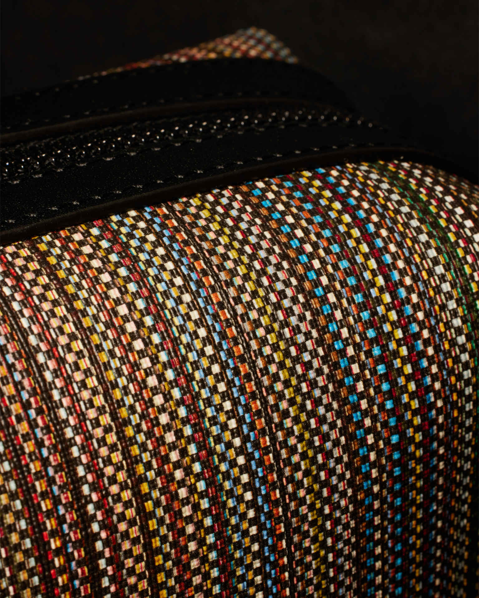 'Signature Stripe' Coated Canvas Wash Bag