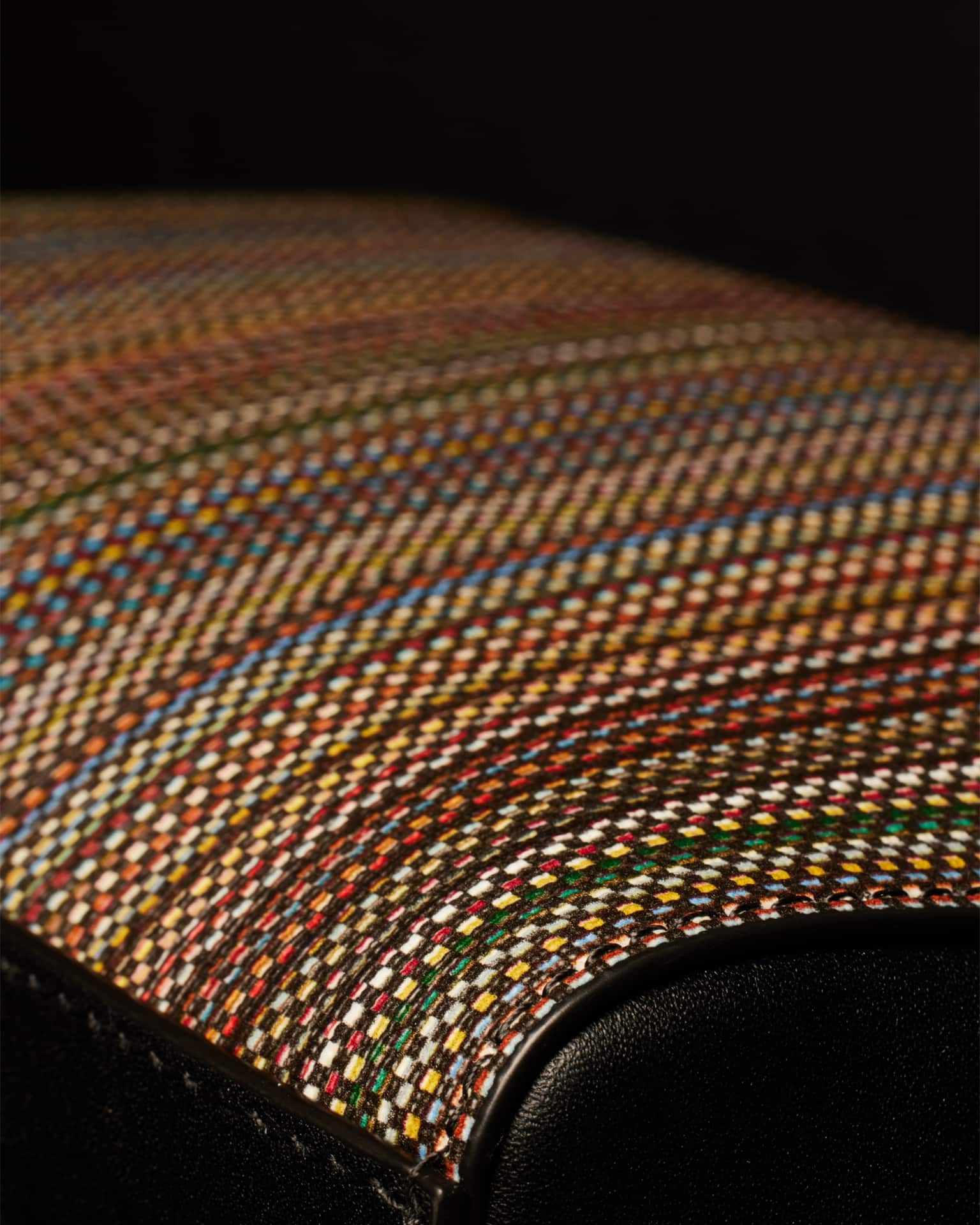 'Signature Stripe' Coated Canvas Wash Bag