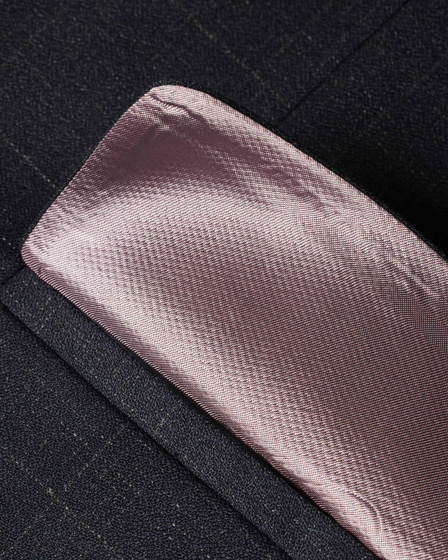 Tailored-Fit Navy Windowpane Check Wool Buggy-Lined Blazer