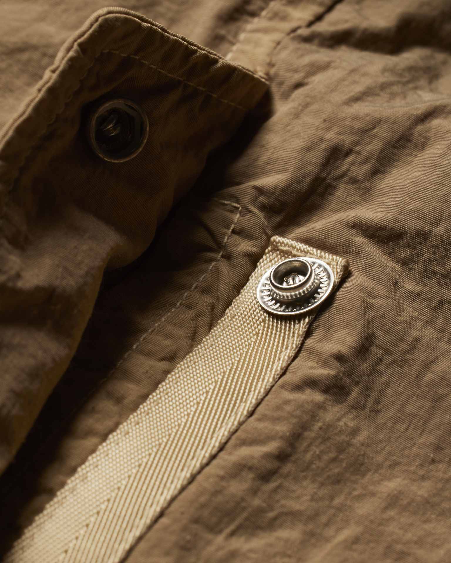 Men's Sand Garment Dyed Nylon Jacket