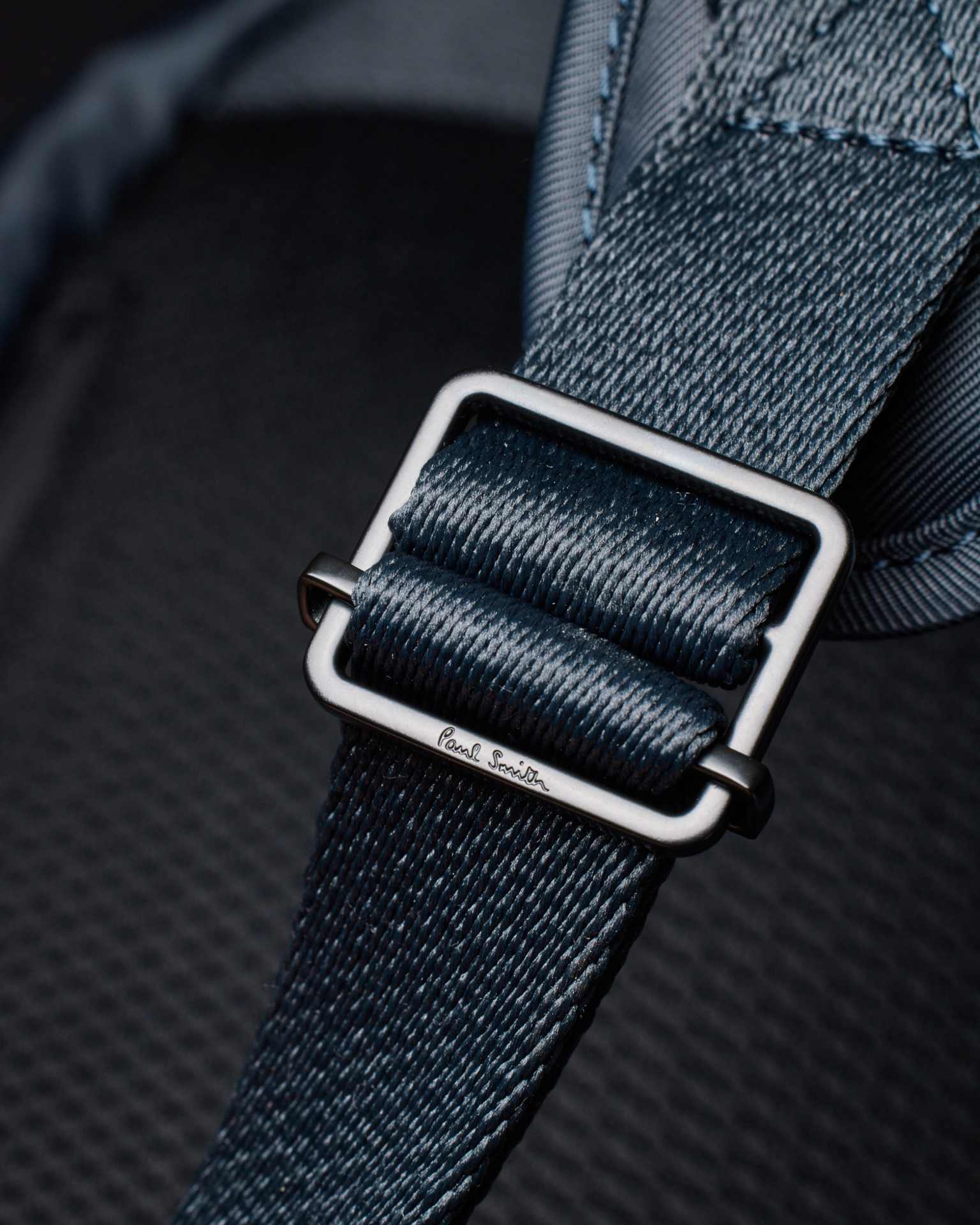 Navy 'Artist Stripe' Recycled Polyester Backpack