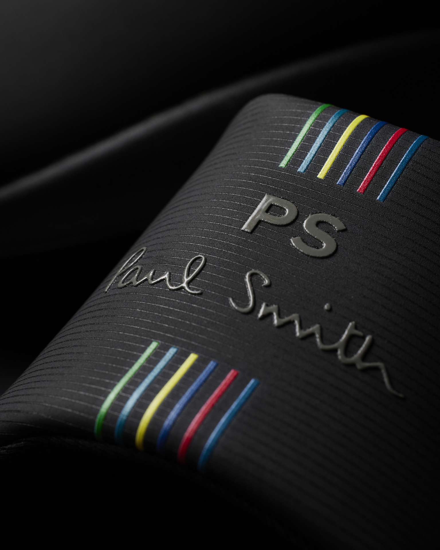 Men's Black 'Powell' 'Sports Stripe' Slides