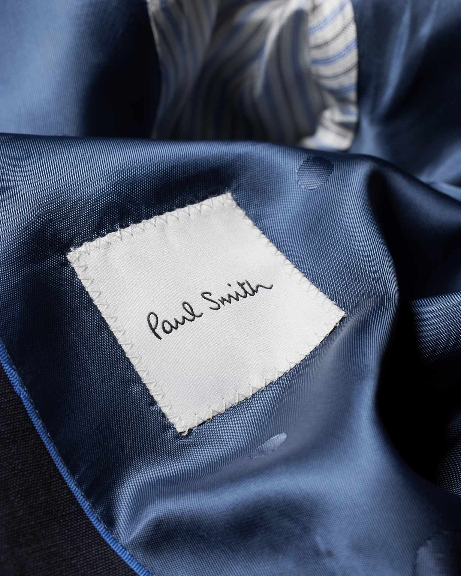 Men's Dark Navy Linen Buggy-Lined Blazer