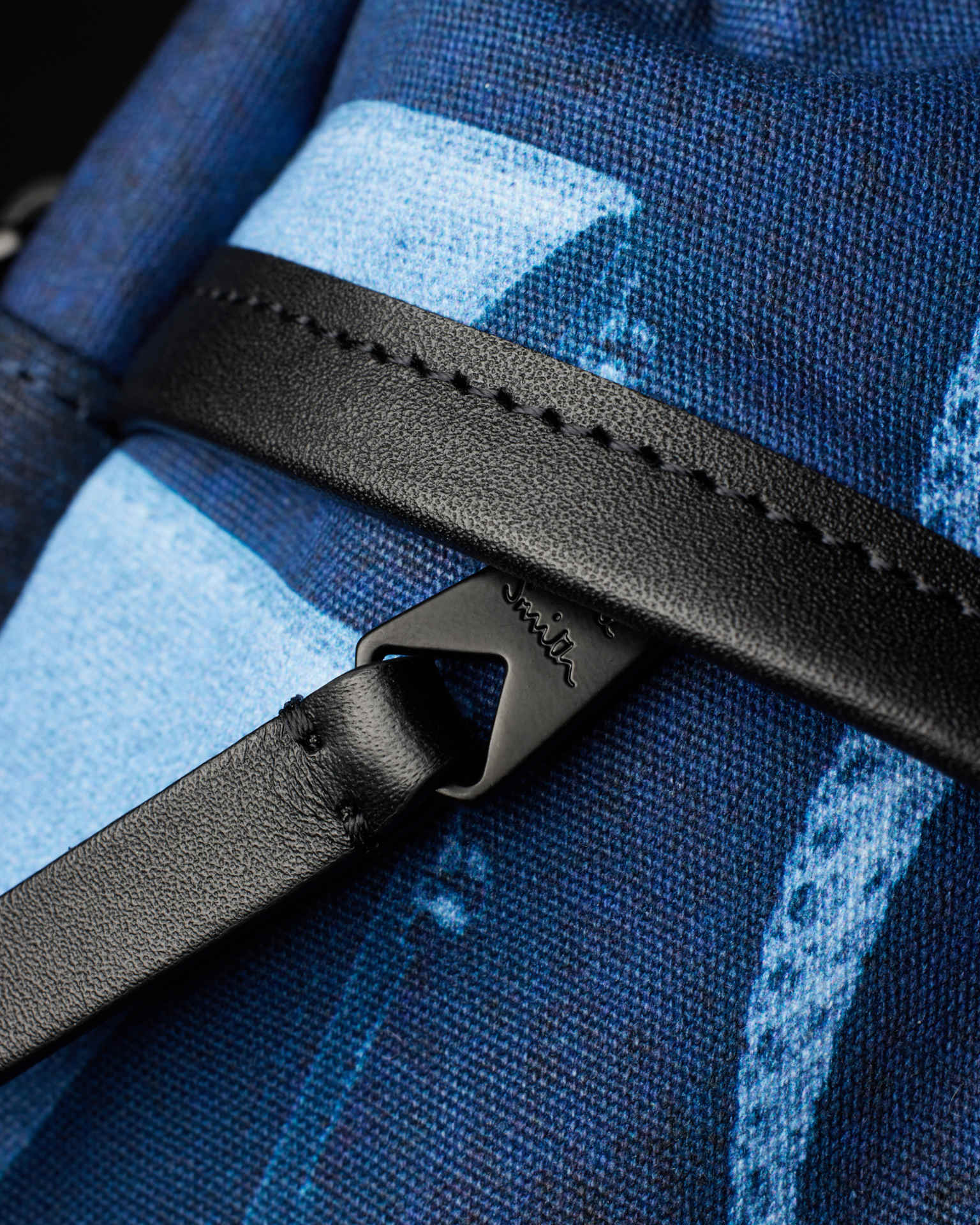 Men's Indigo Blue 'X-Ray Print' Flight Bag