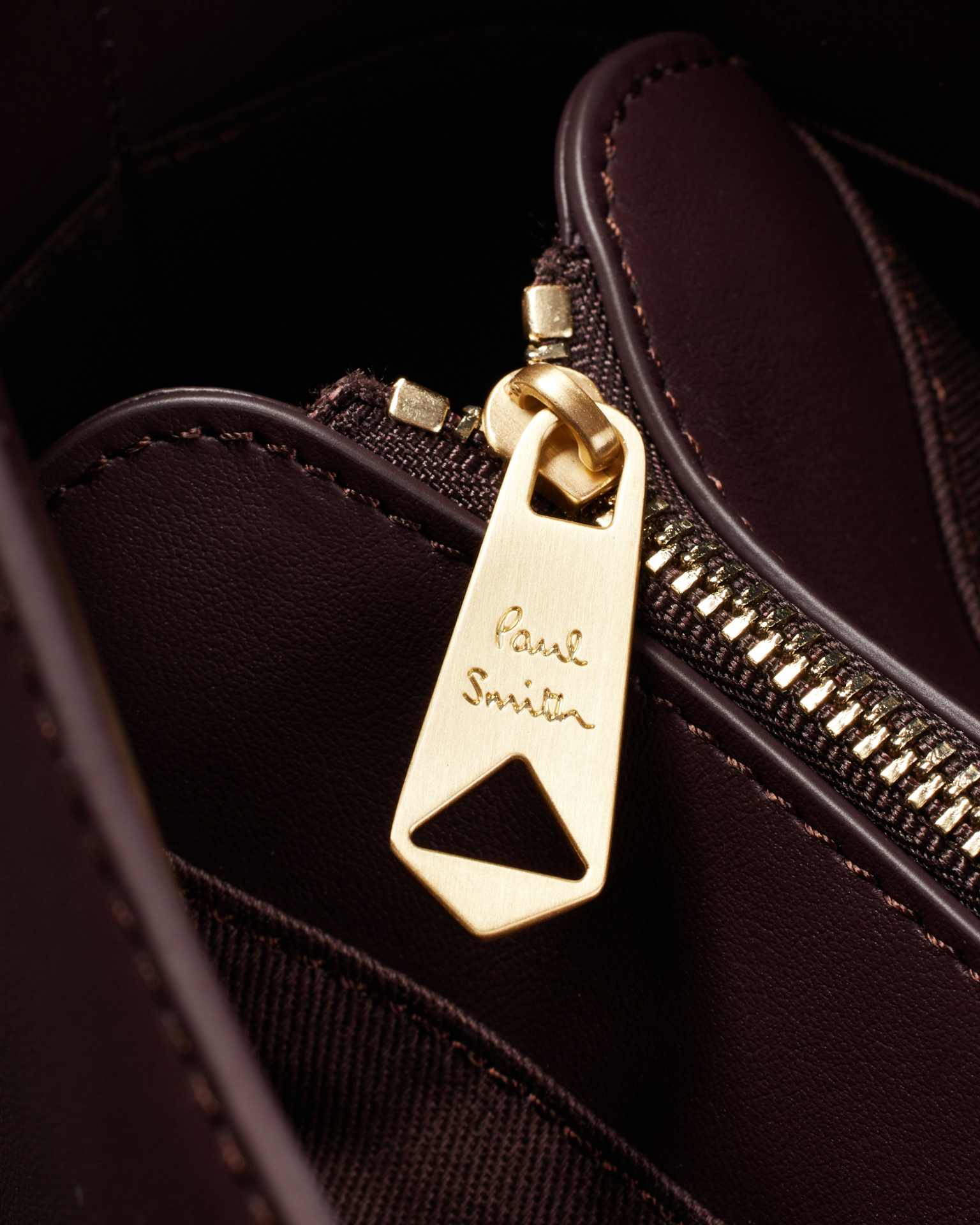 Women's Burgundy Inverted 'Dusky Swirl' Shopper Bag