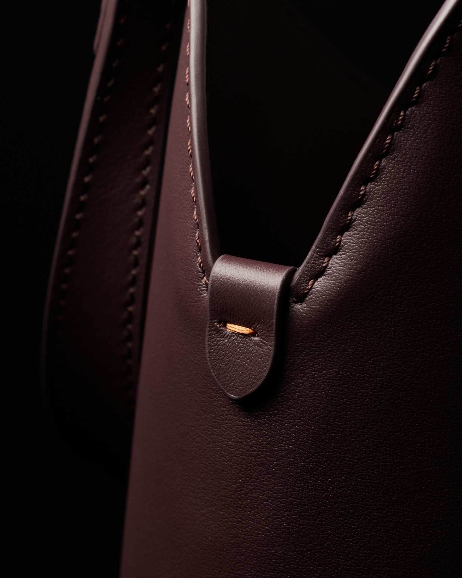 Women's Burgundy Inverted 'Dusky Swirl' Shopper Bag