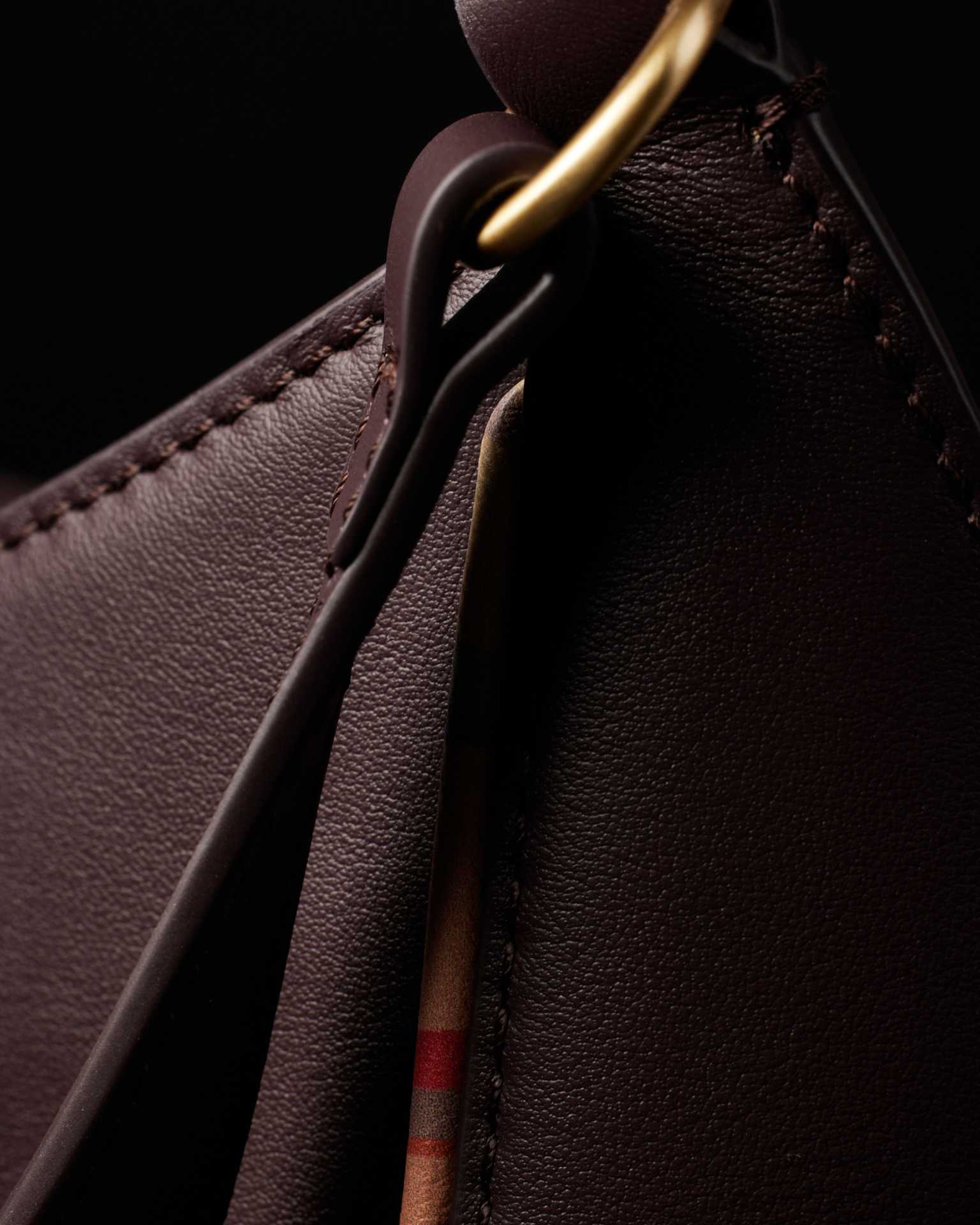 Women's Burgundy Inverted 'Dusky Swirl' Shopper Bag