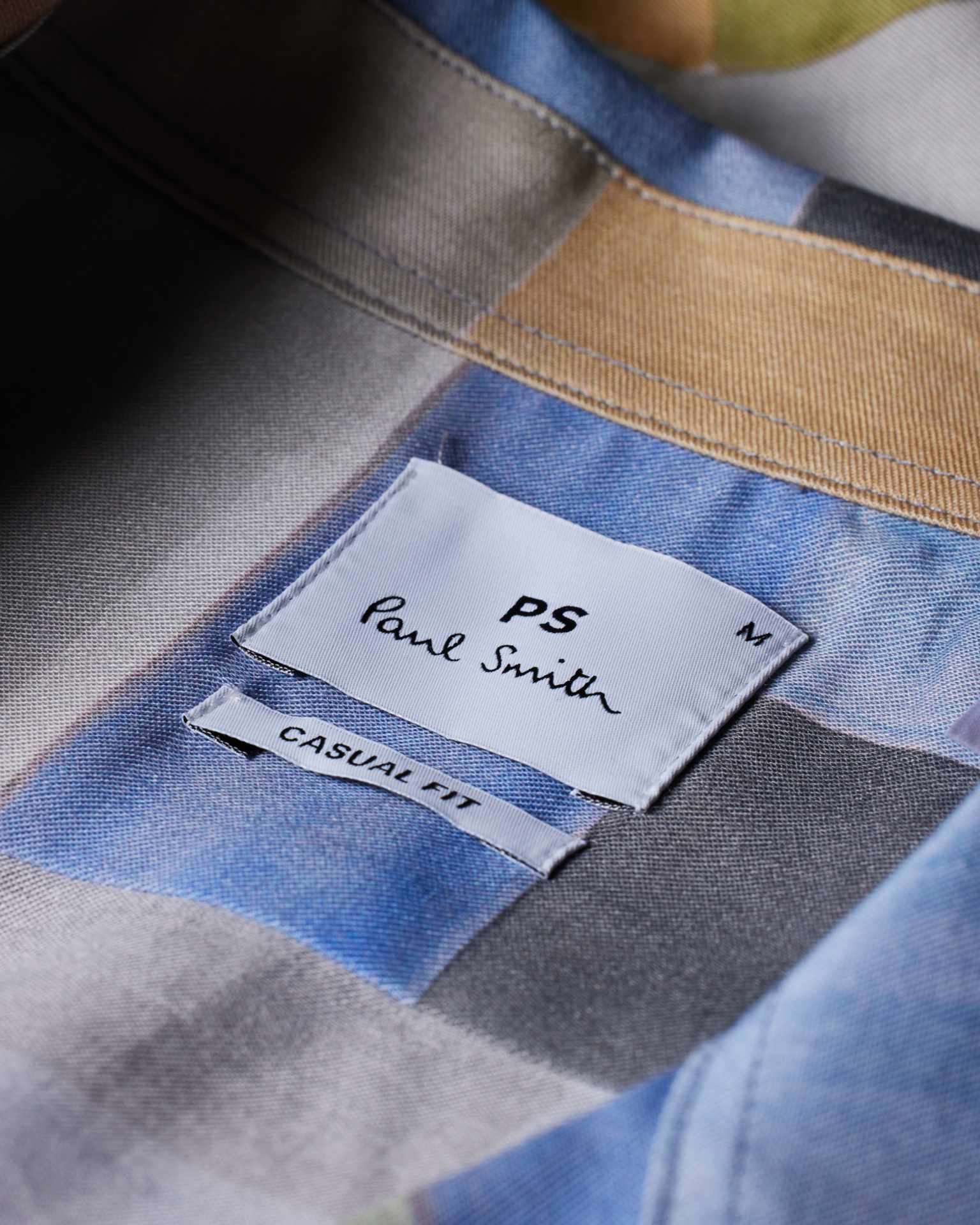 Men's Multi Colour-Block Print Lyocell Short-Sleeve Shirt