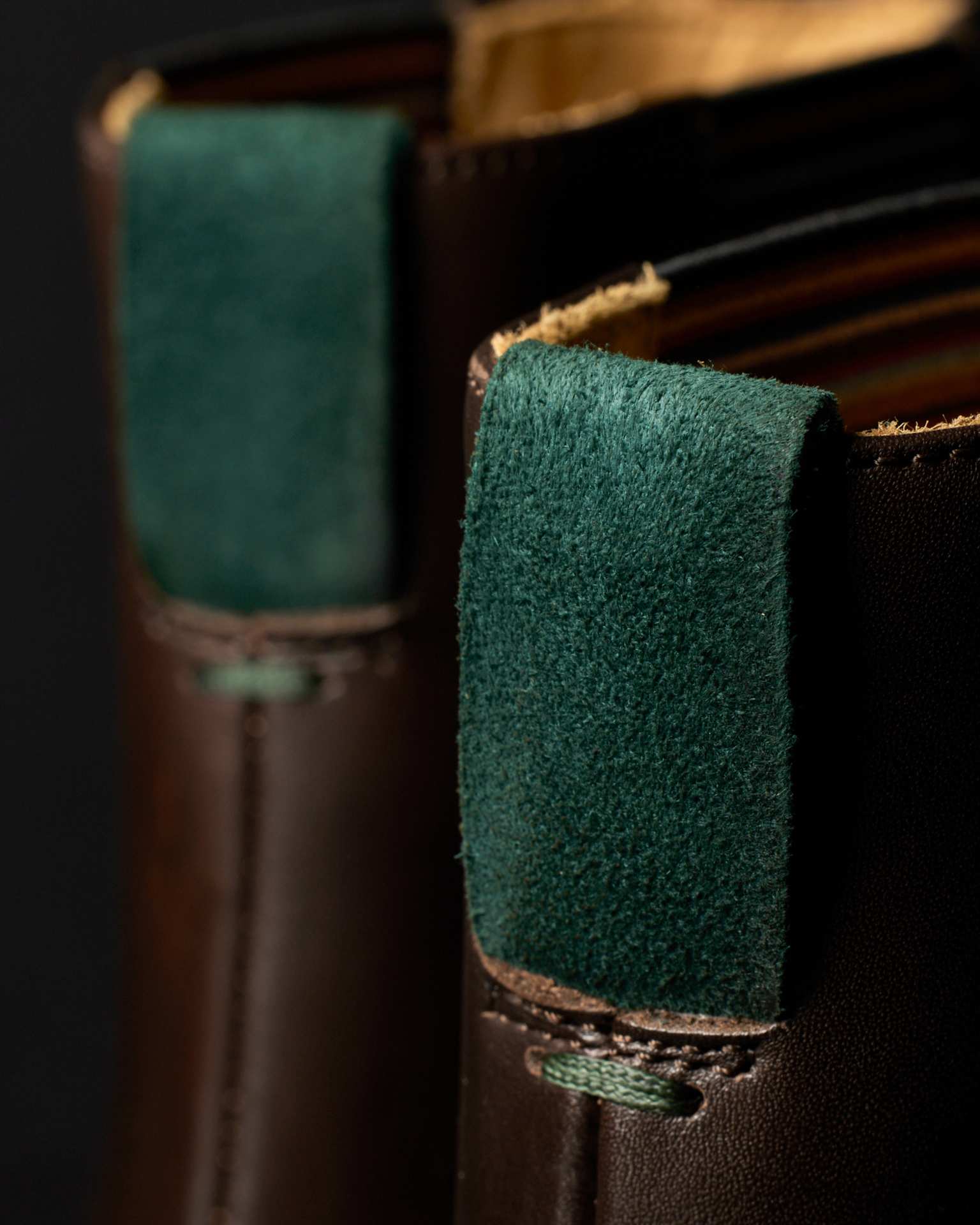 Brown Leather 'Lansing' 'Signature Stripe' Boots