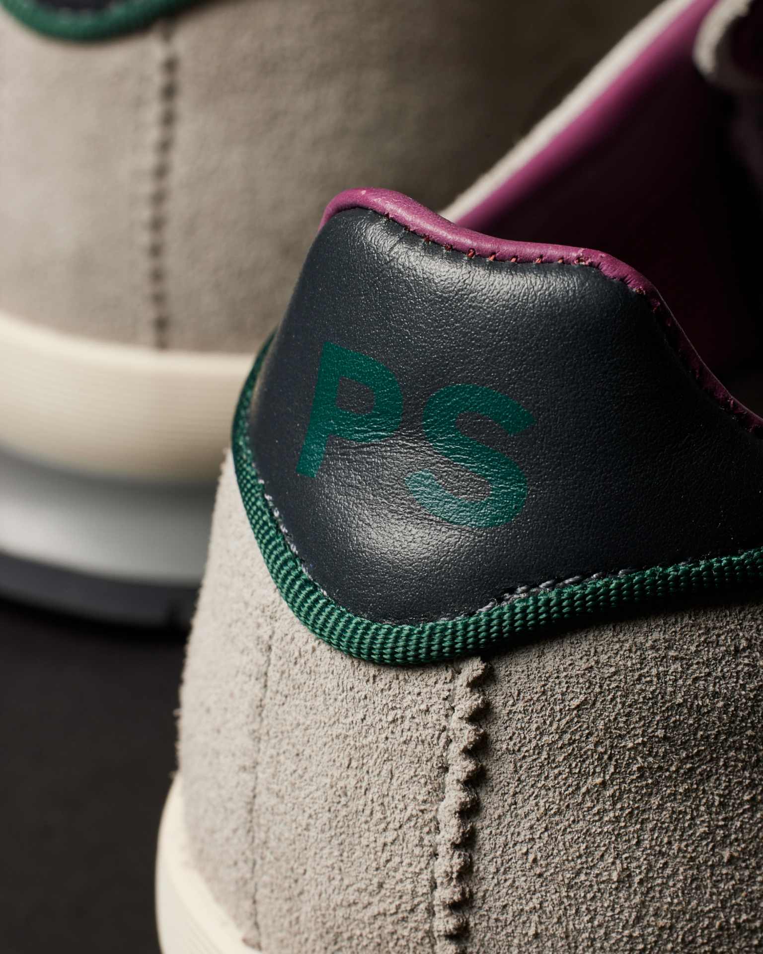 Men's Light Grey Suede 'Rye' Trainers