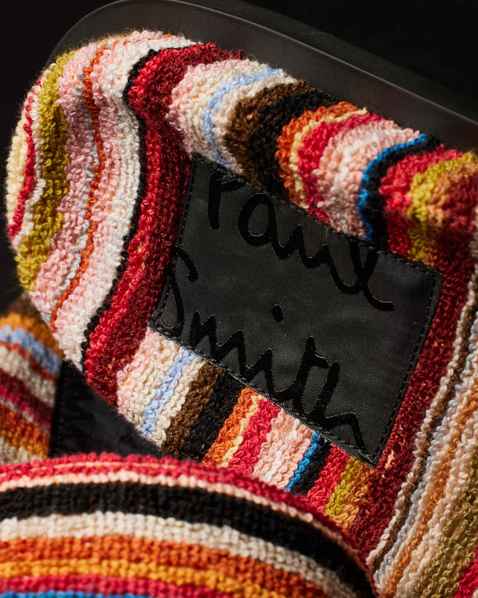 Men's 'Signature Stripe' Towelling 'Dru' Slides