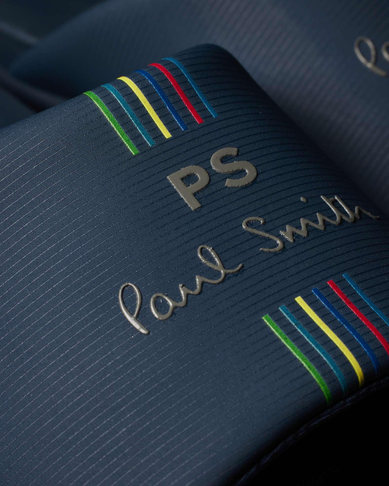 Men's Navy 'Powell' 'Sports Stripe' Slides