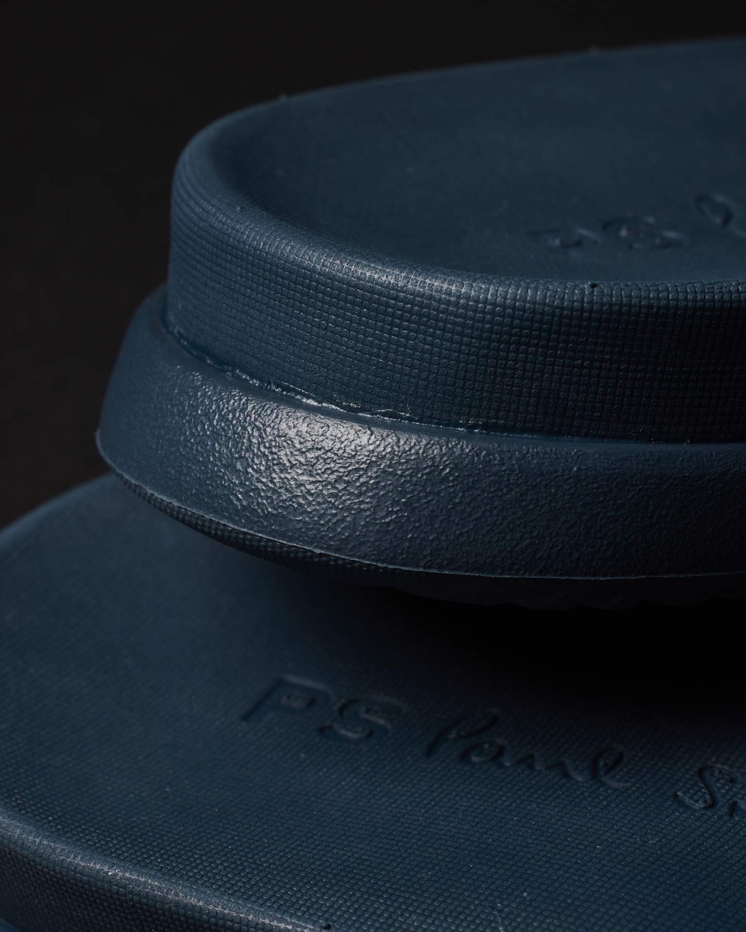 Men's Navy 'Powell' 'Sports Stripe' Slides