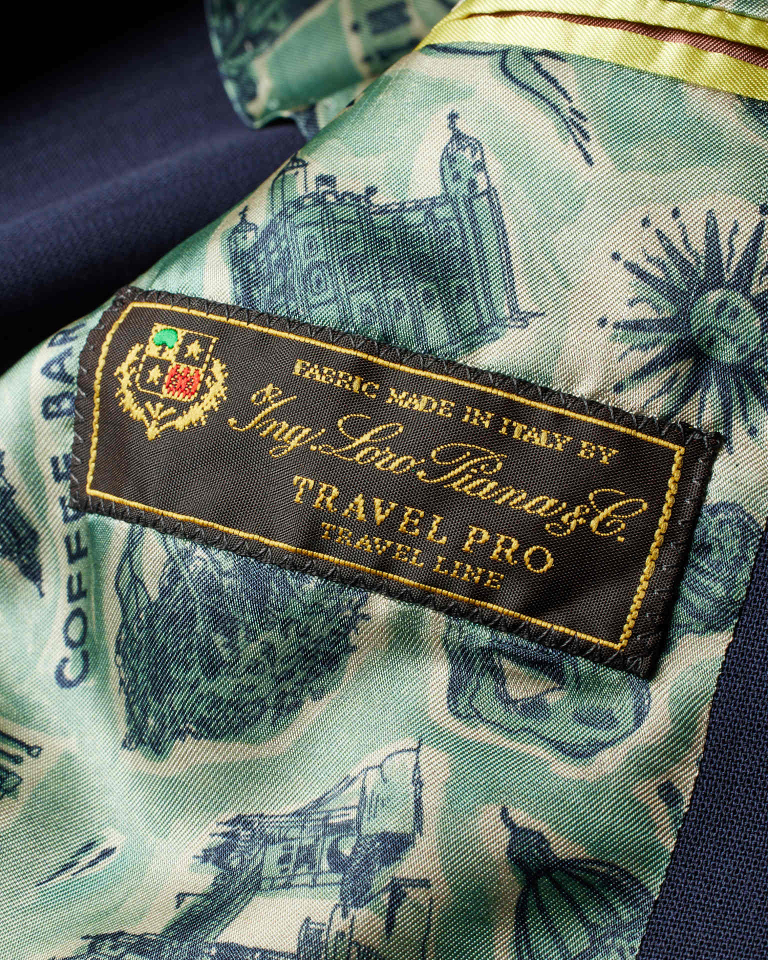 Men's Navy 'Travel Pro' Wool Blazer