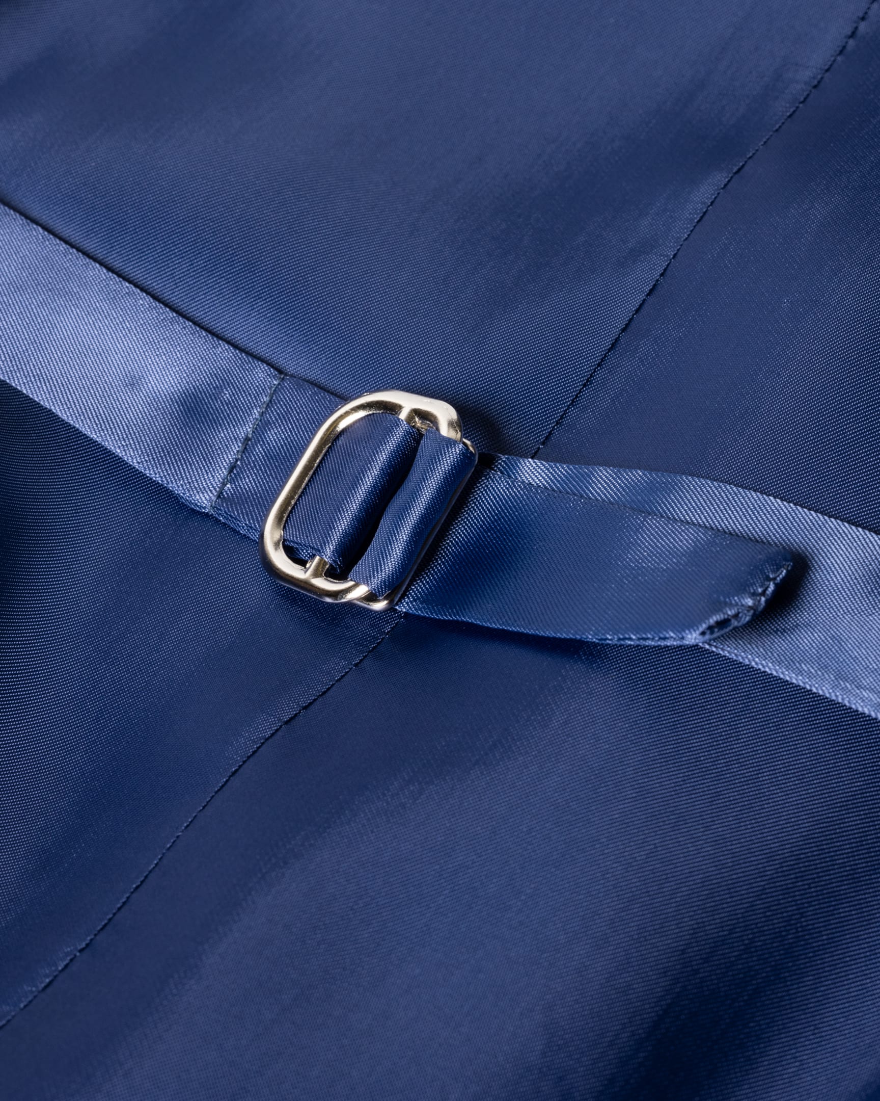 The Soho - Men's Tailored-Fit Indigo Wool-Mohair Three-Piece Suit