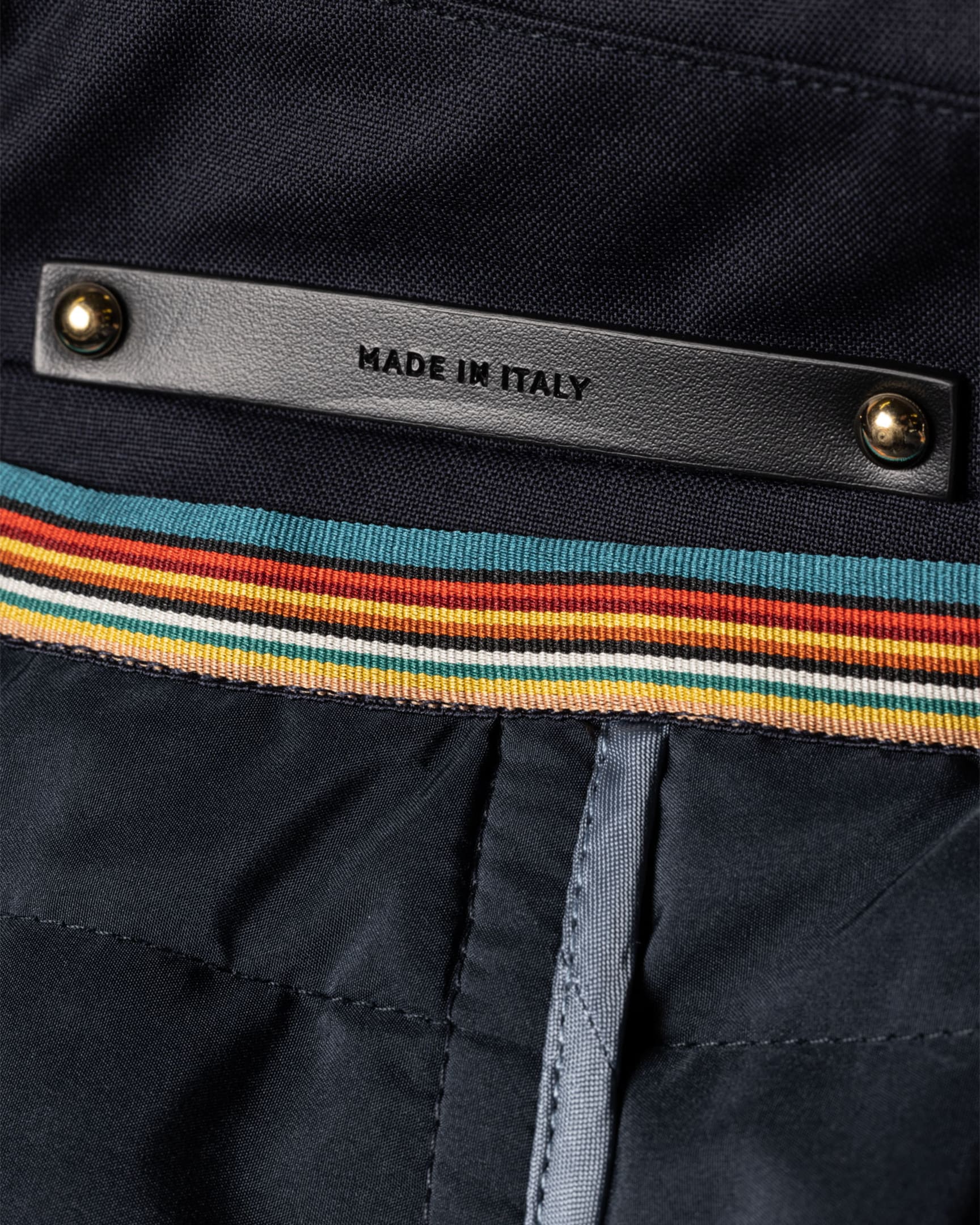 Navy 'Storm System' Wool Mac With Detachable Gilet