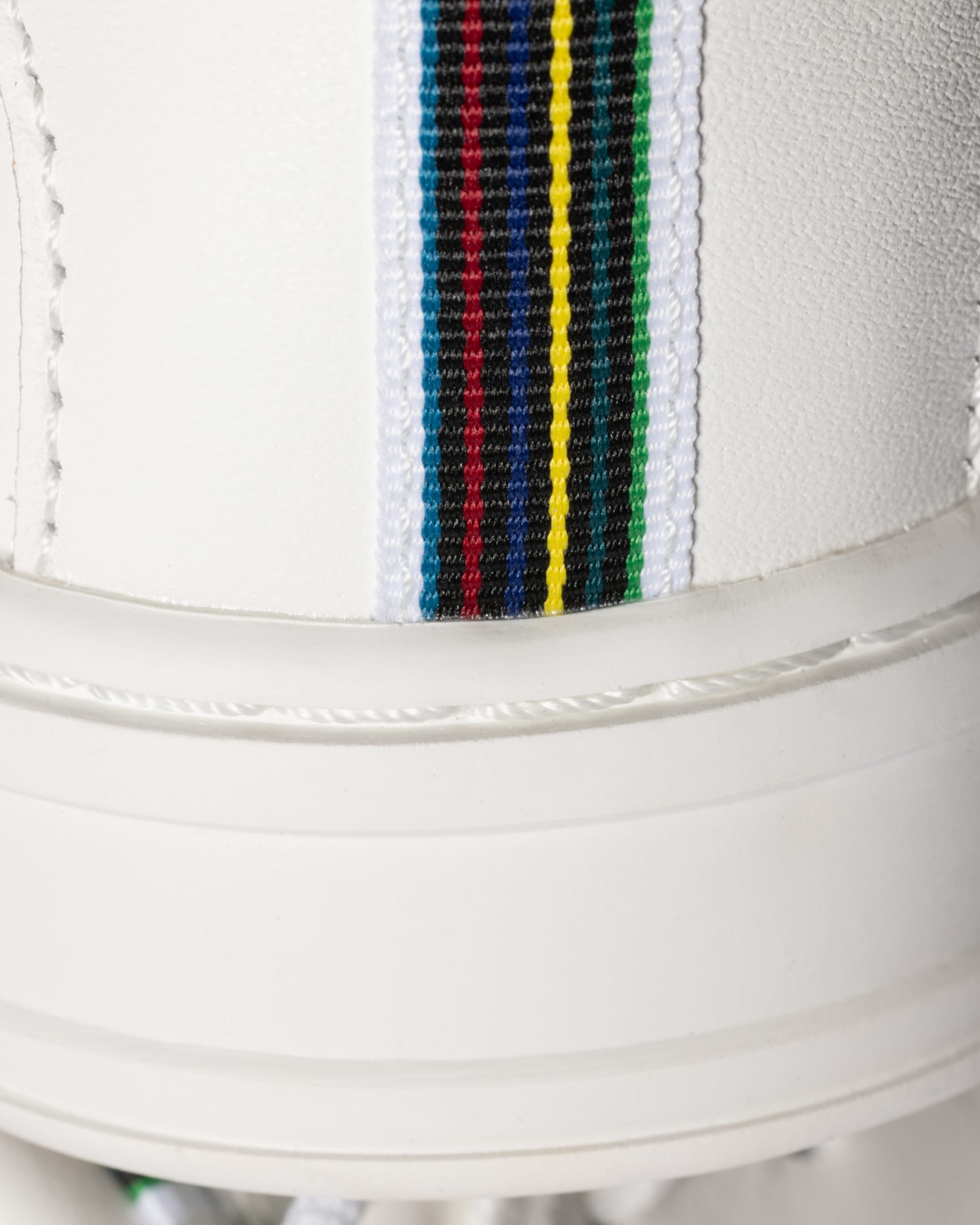 White Leather 'Cosmo' Trainers