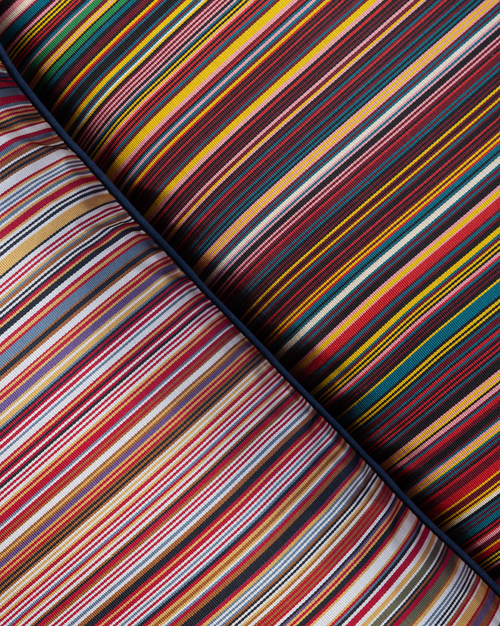 'Signature Stripe' Silk Cushion