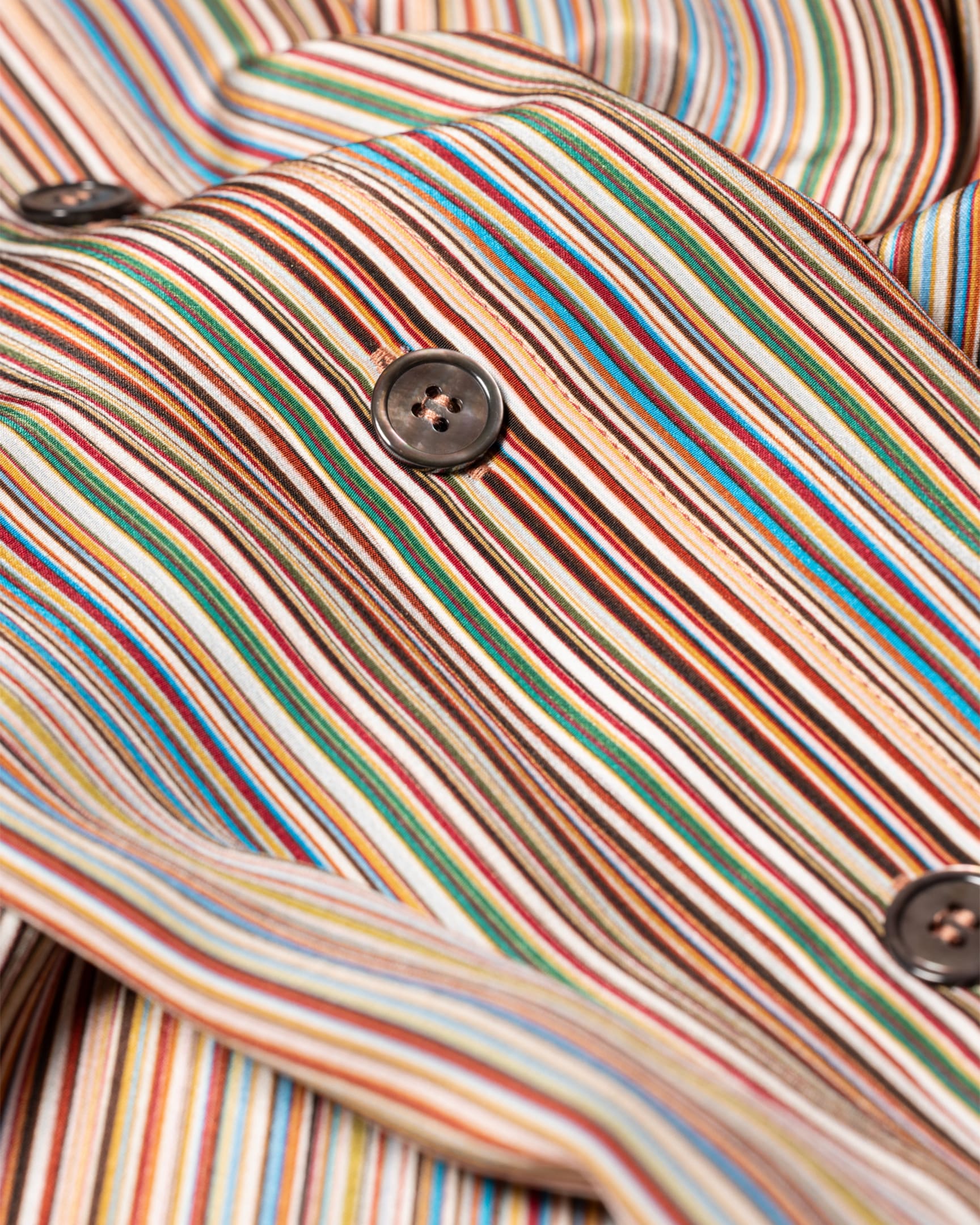 Women's Silk 'Signature Stripe' Button Shirt
