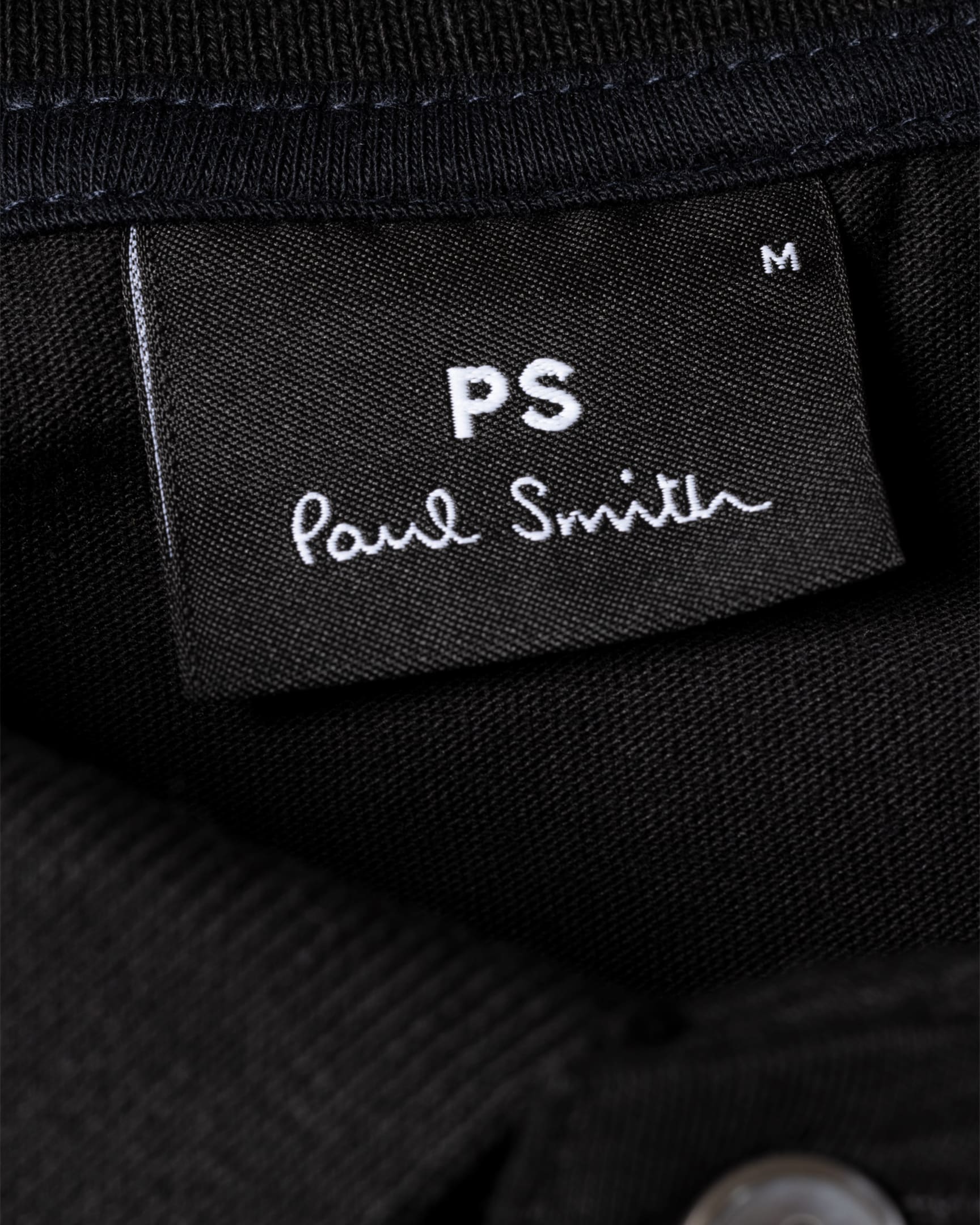 Men's Black Organic Cotton Polo Shirt