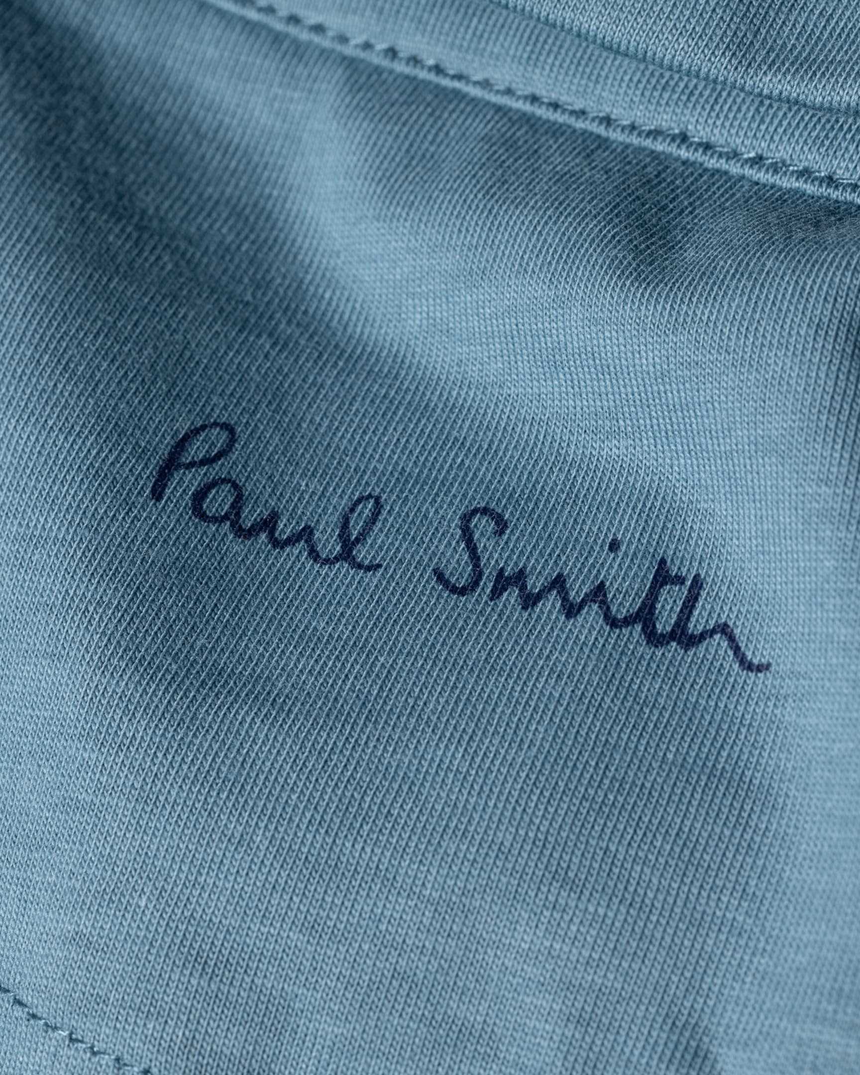 Men's Powder Blue Jersey Polo Shirt with 'Artist Stripe' Tab