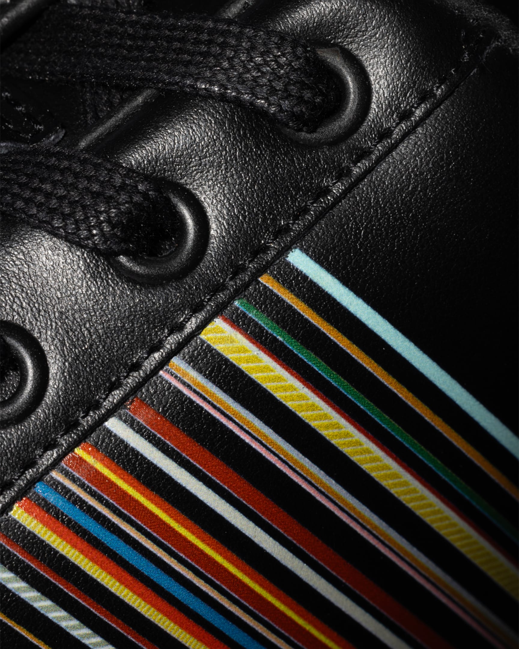 Men's Black Leather 'Hansen' Sneakers