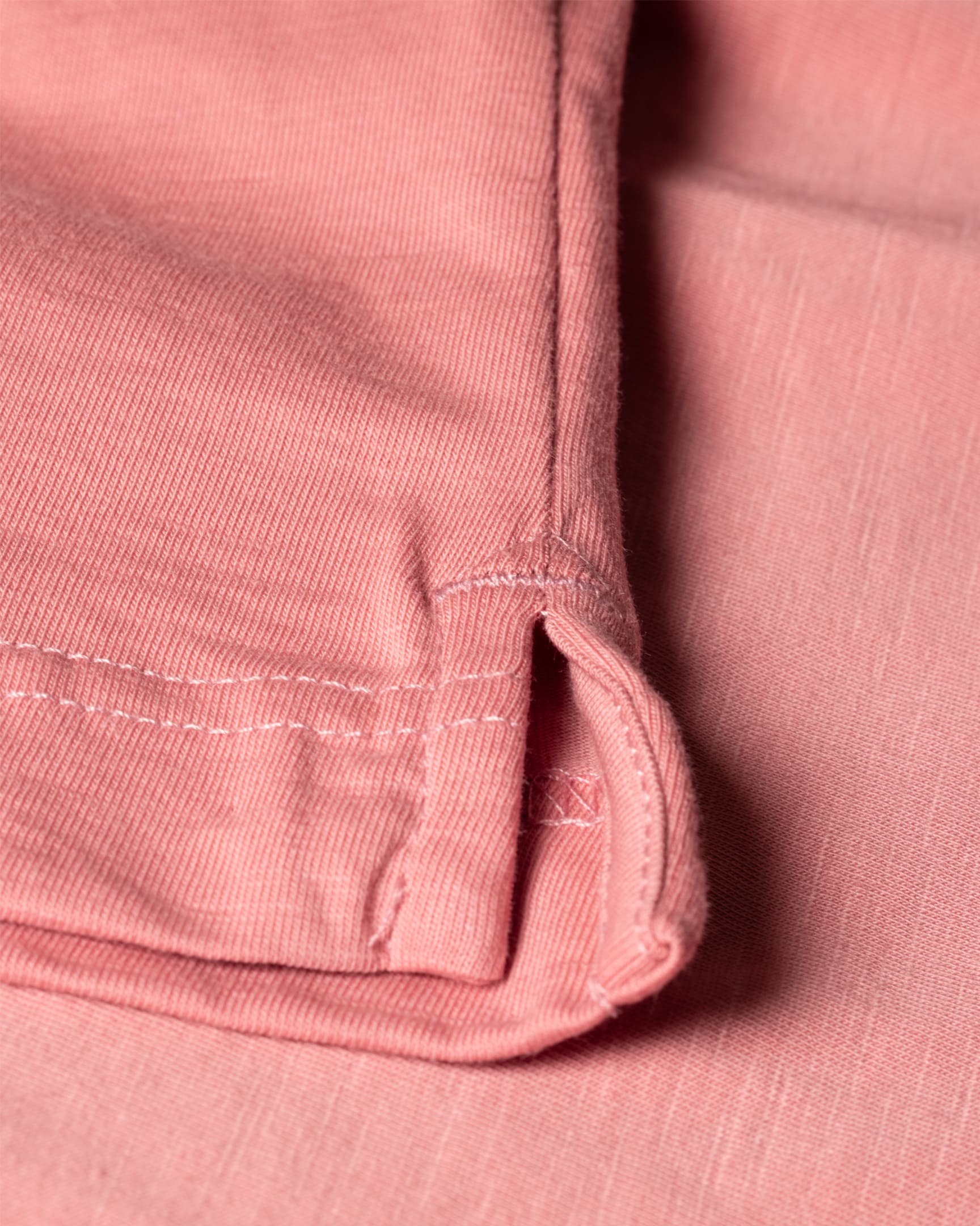 Men's Pale Pink Flocked 'Climbing' Print T-Shirt