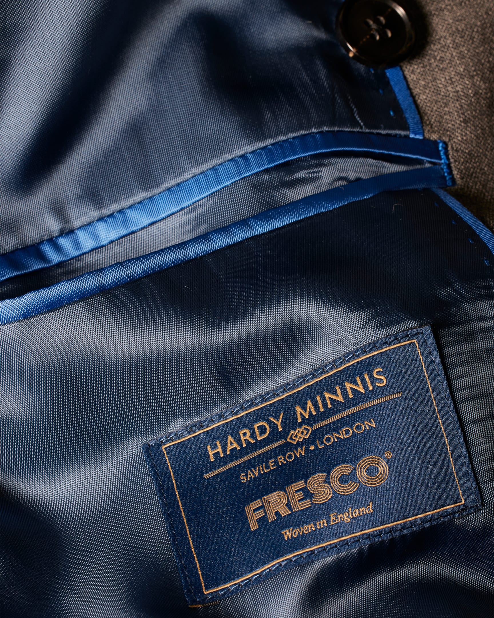 Tailored-Fit Grey Fresco Wool Double-Breasted Suit