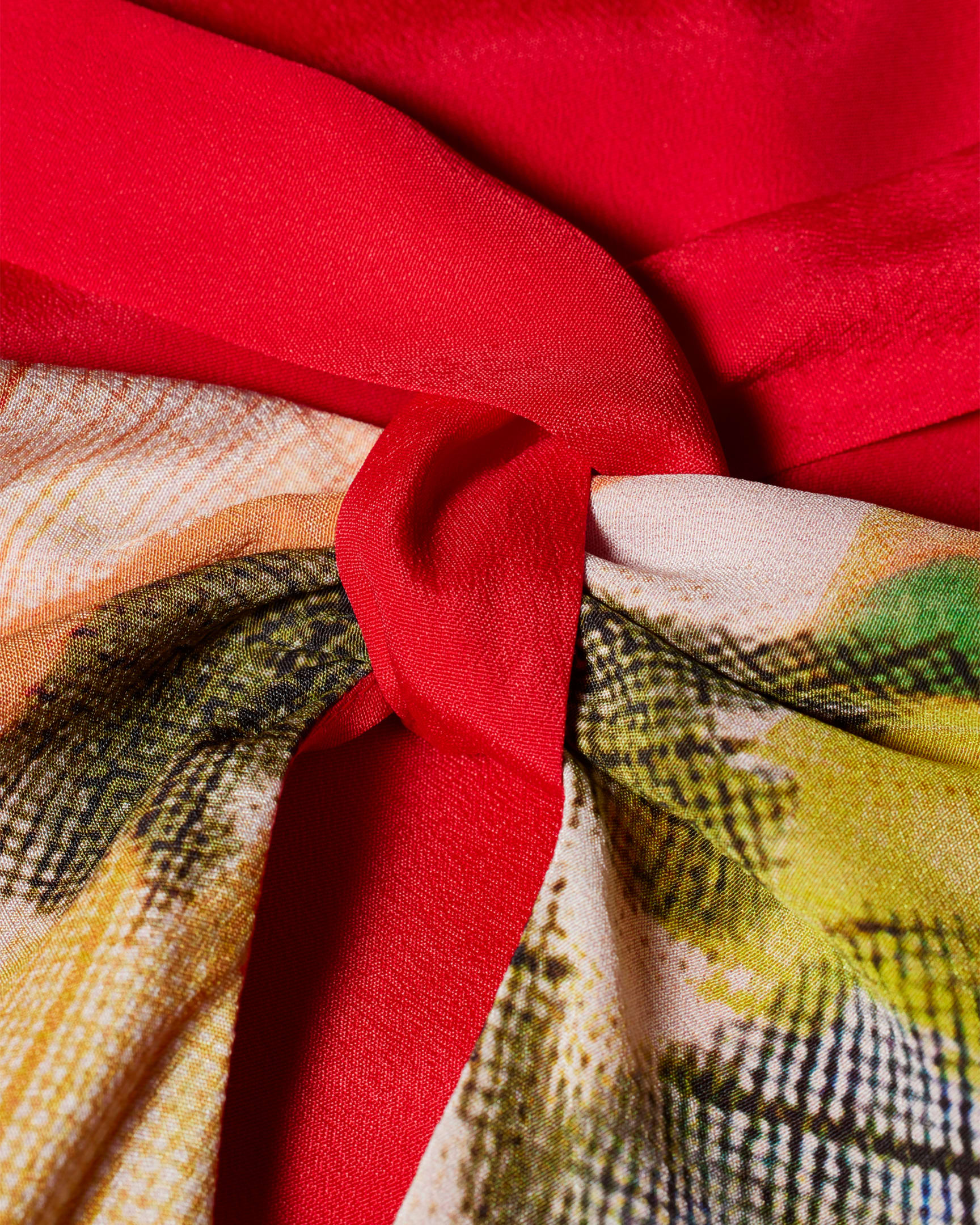 Women's 'Floral Collage' Silk Halterneck Dress