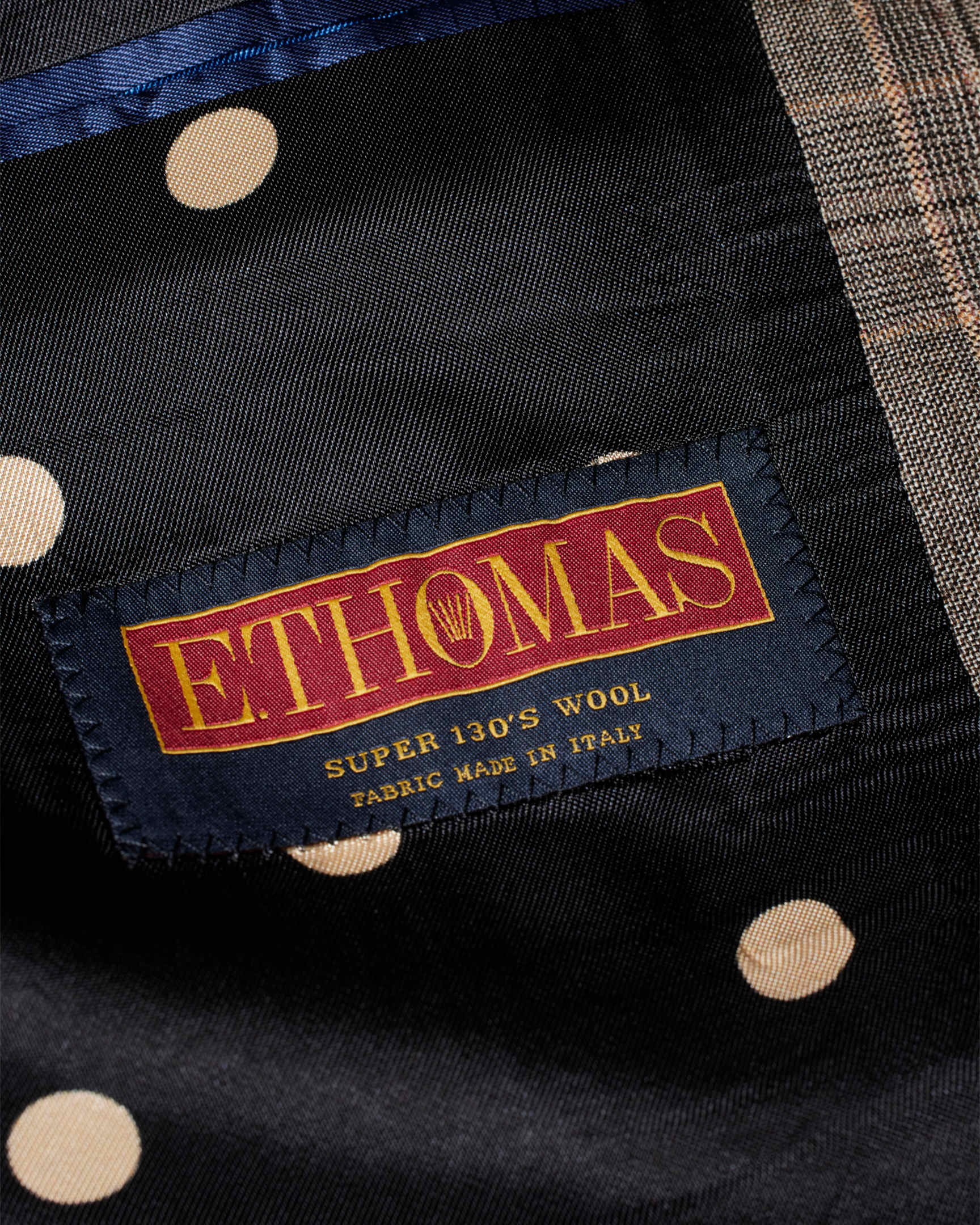 The Brierley - Light Brown Check Wool Suit