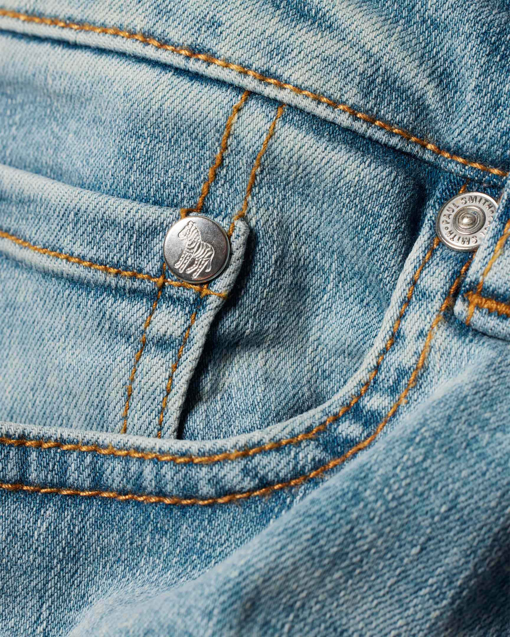 Men's Tapered-Fit Light-Wash 'Organic Reflex' Jeans