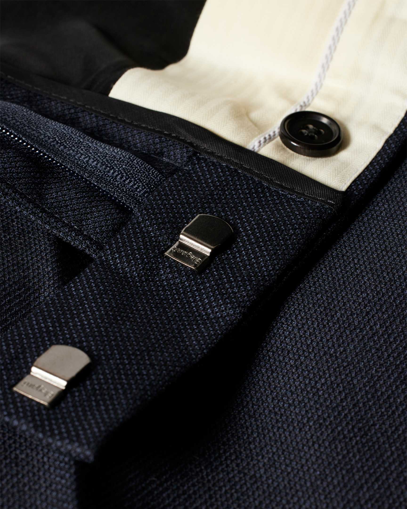 The Soho - Tailored-Fit Dark Navy Birdseye Wool Suit