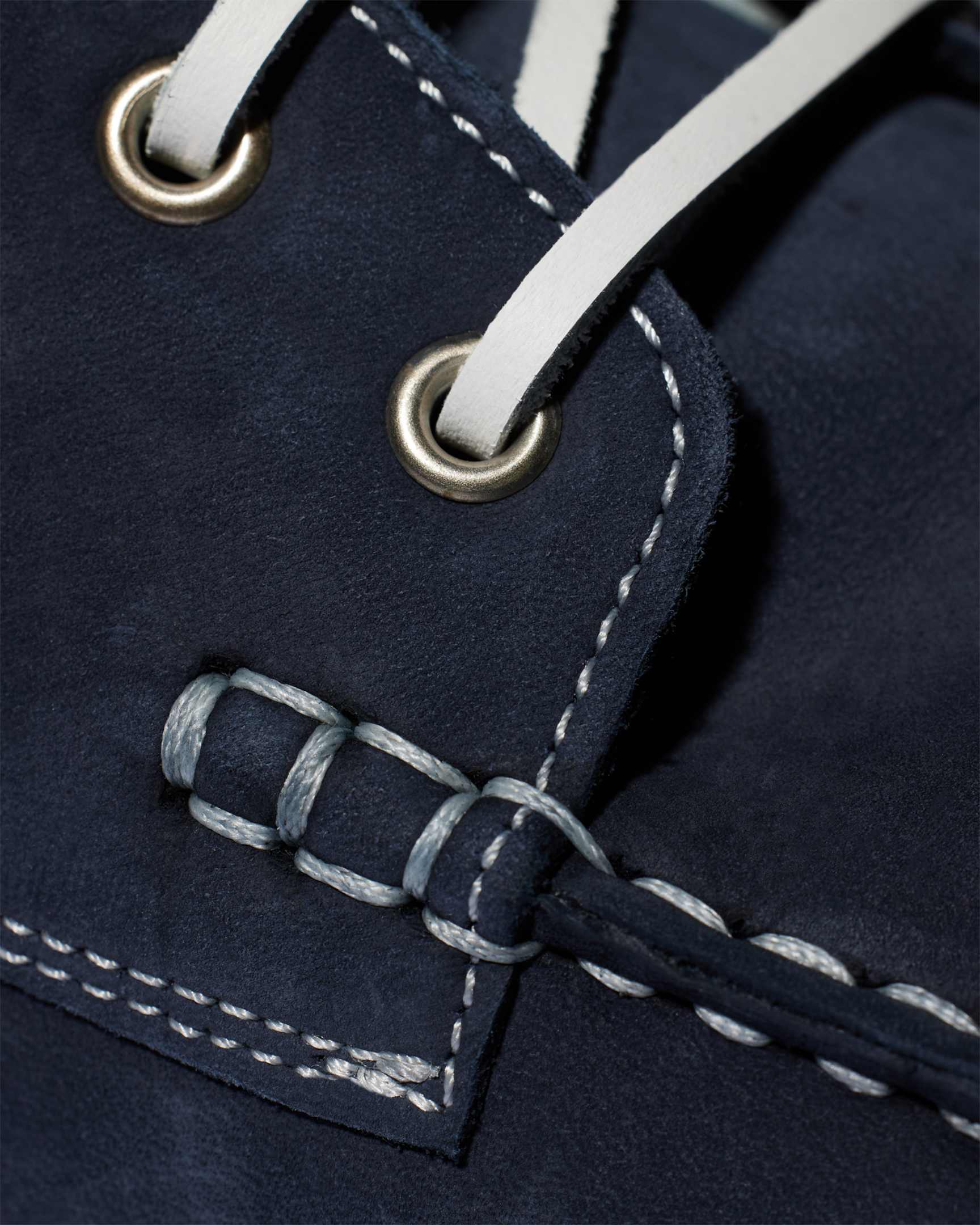 Men's Navy Suede 'Pebble' Boat Shoes